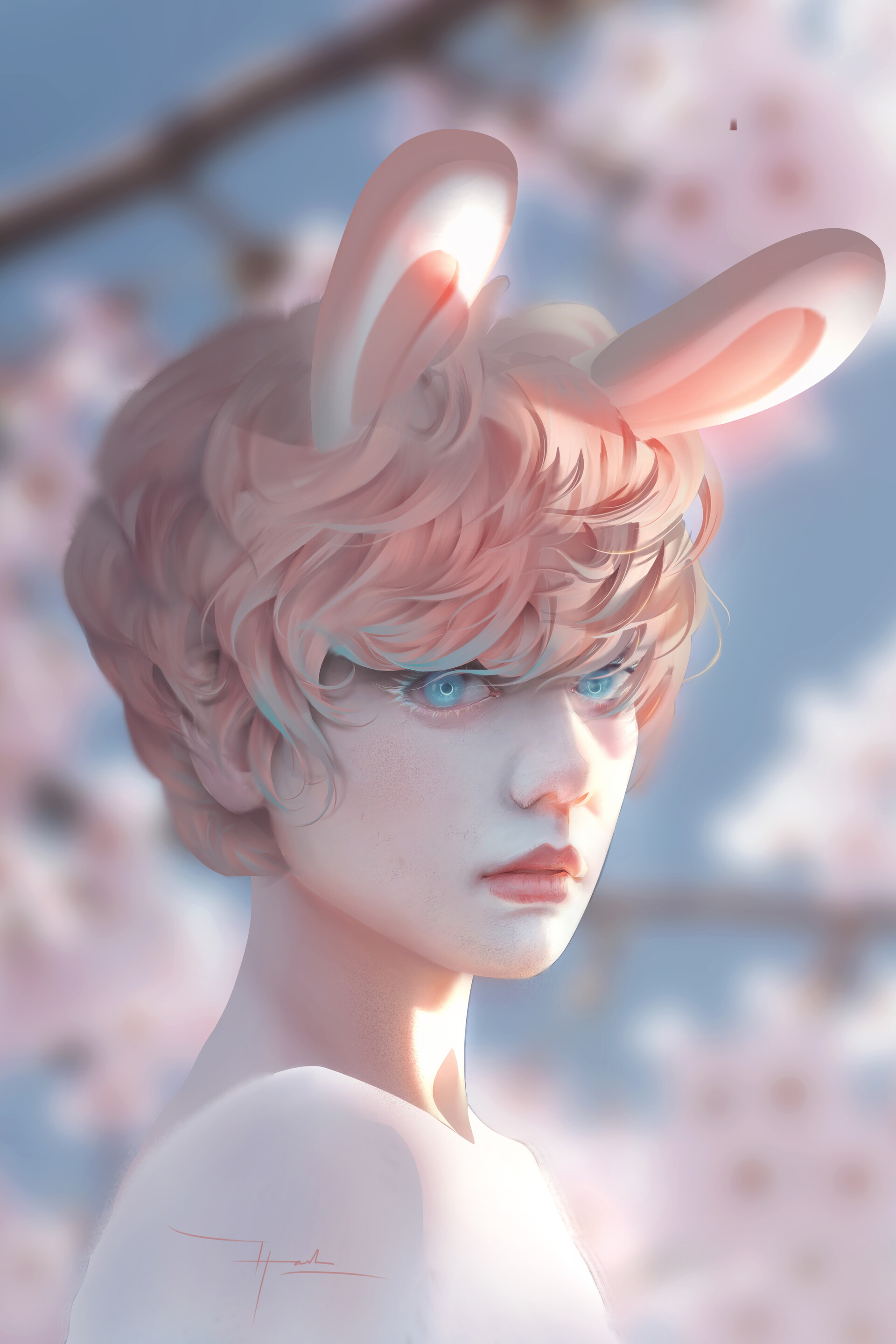ArtStation - Bunny girl_ OC