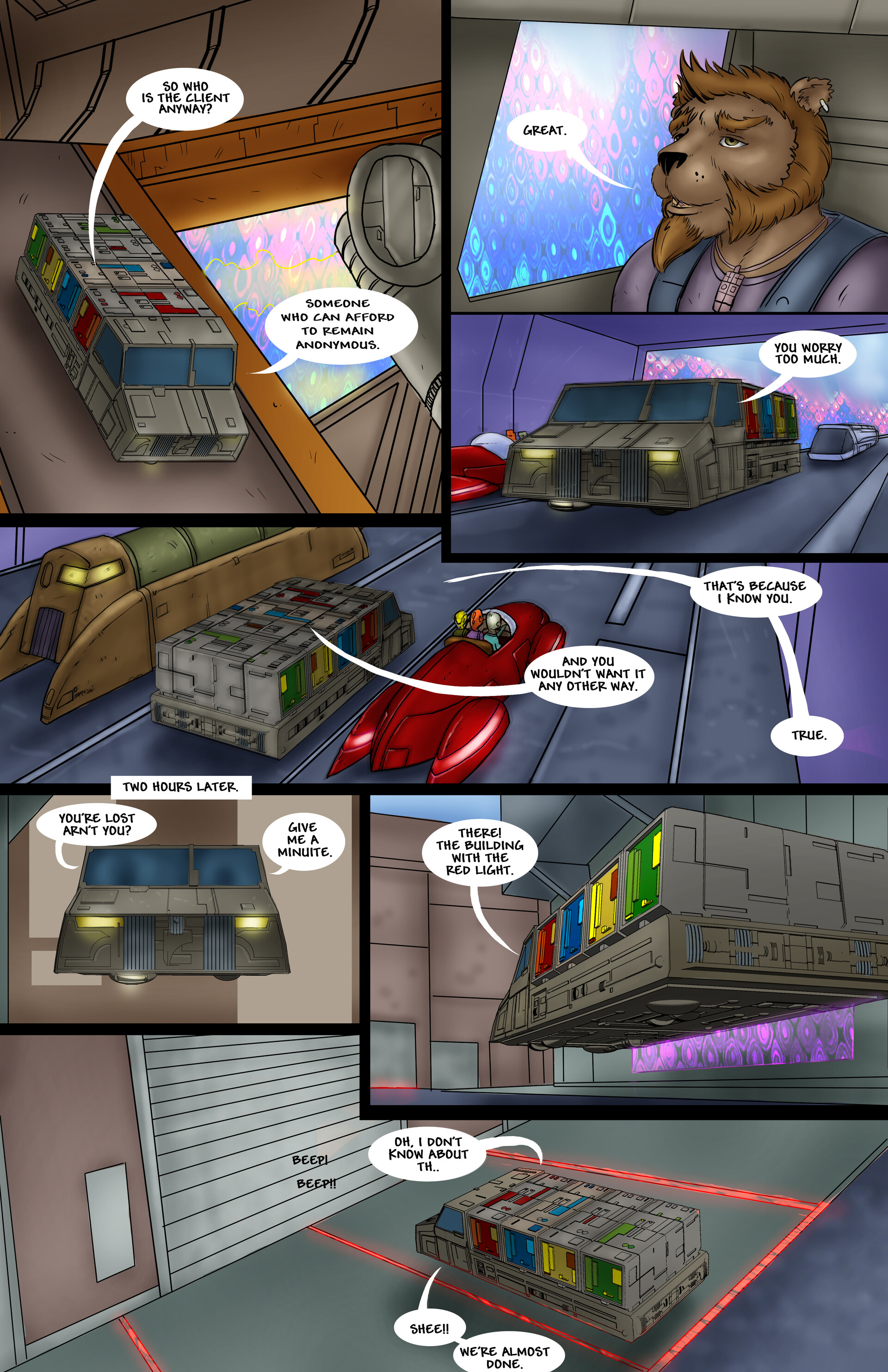 Gene Guilmette - The Cosmic Squirrel Adventures, web comic