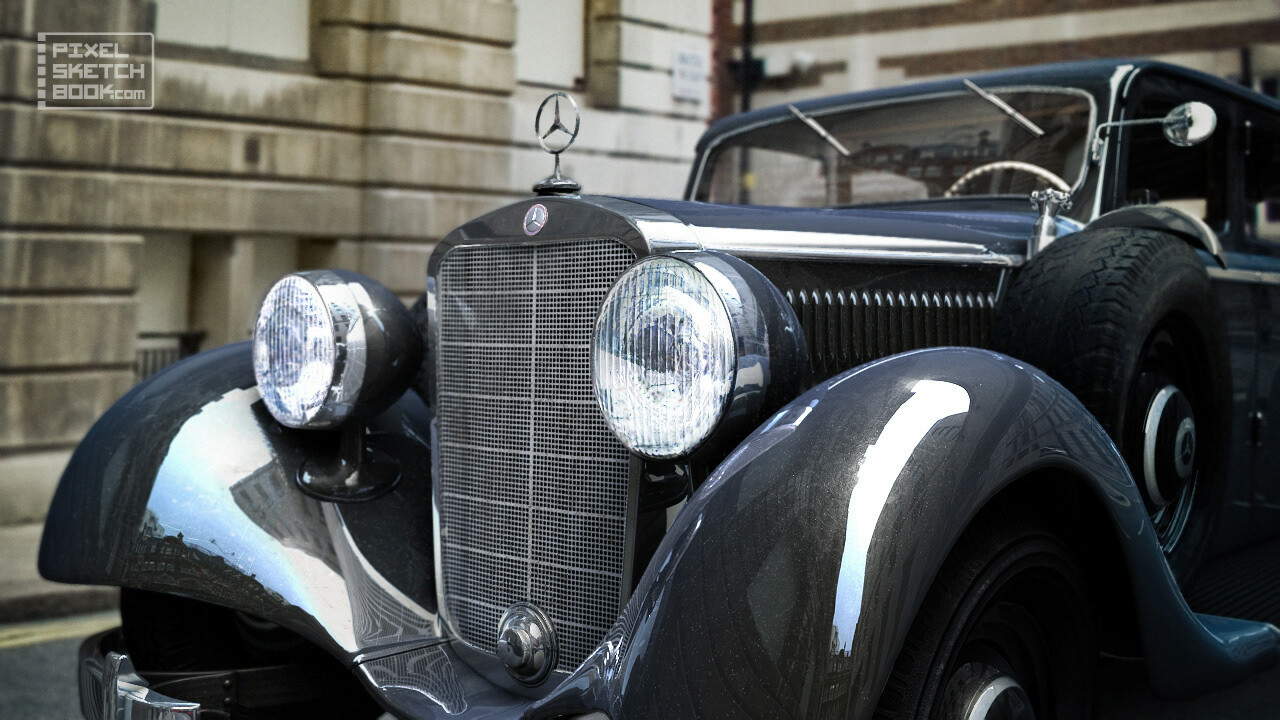 ArtStation - Mercedes Realistic Render