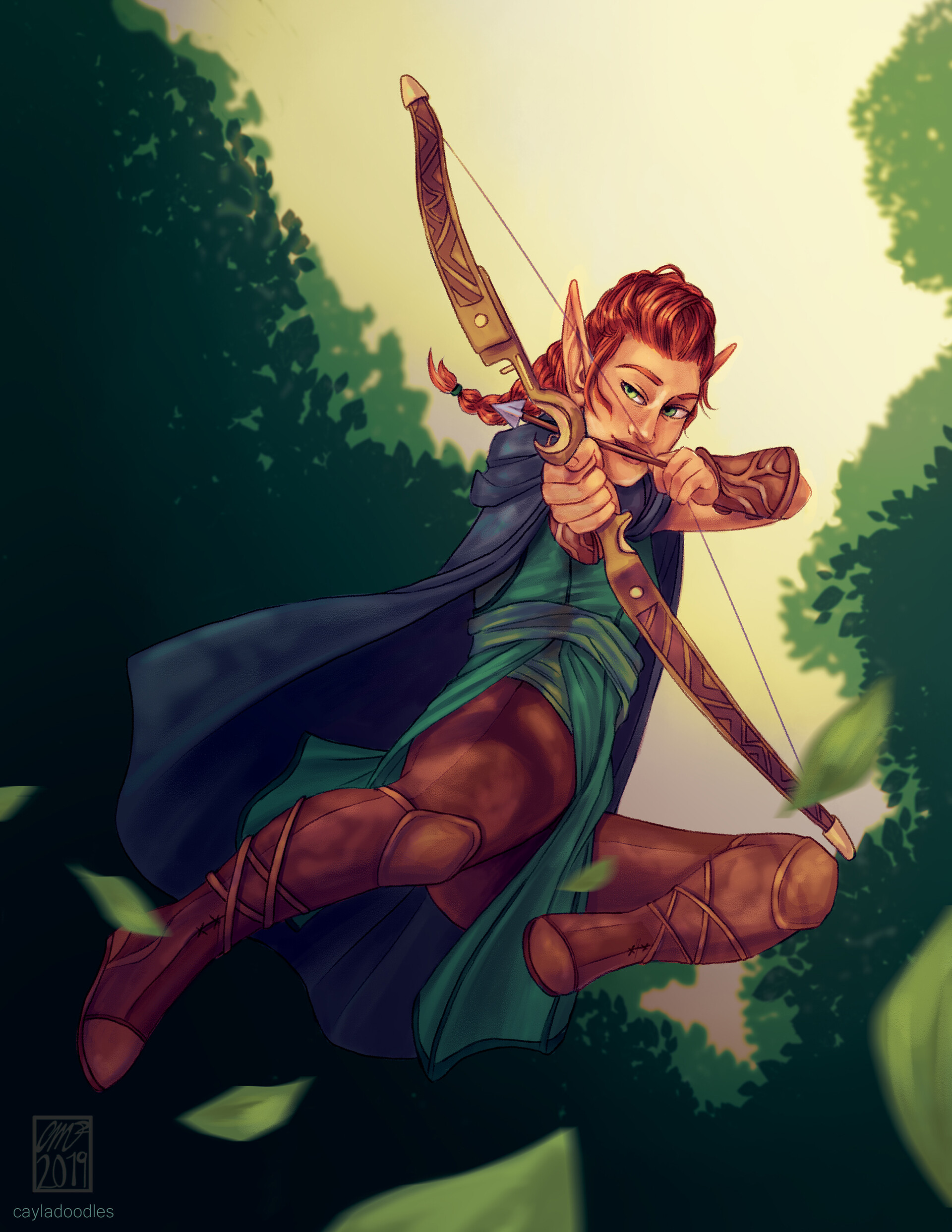 ArtStation - Elven Archer