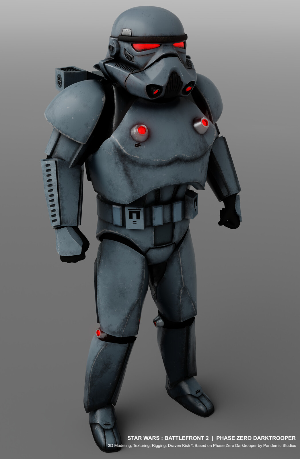 Draven Kish - Star Wars : Battlefront 2 | Phase Zero Darktrooper