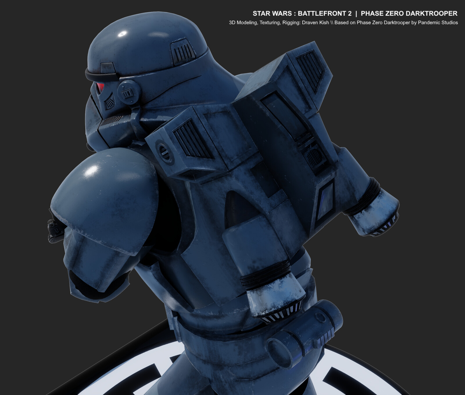 Draven Kish - Star Wars : Battlefront 2 | Phase Zero Darktrooper