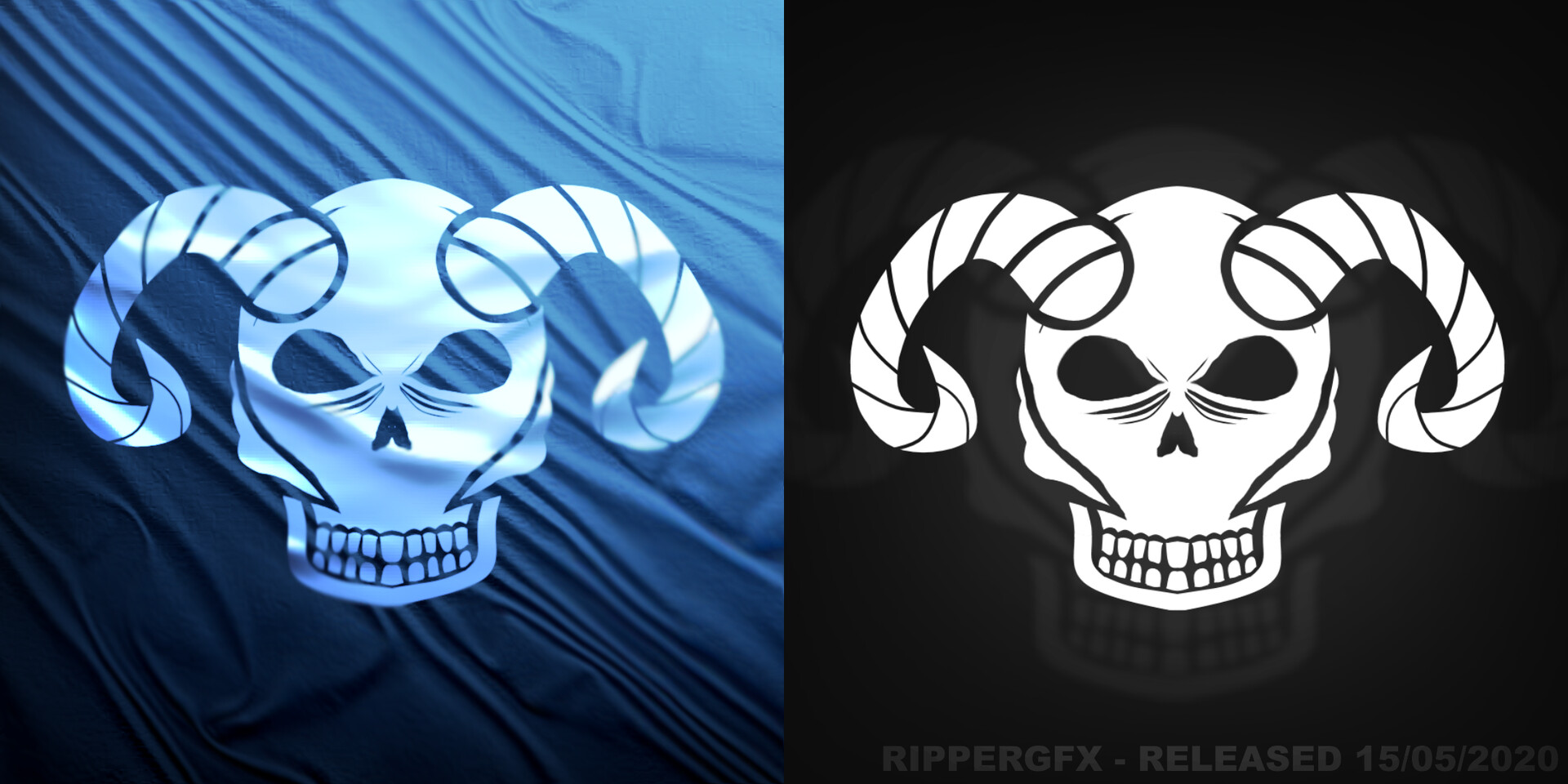 ArtStation - State of Esden Skull Logo (1/2)