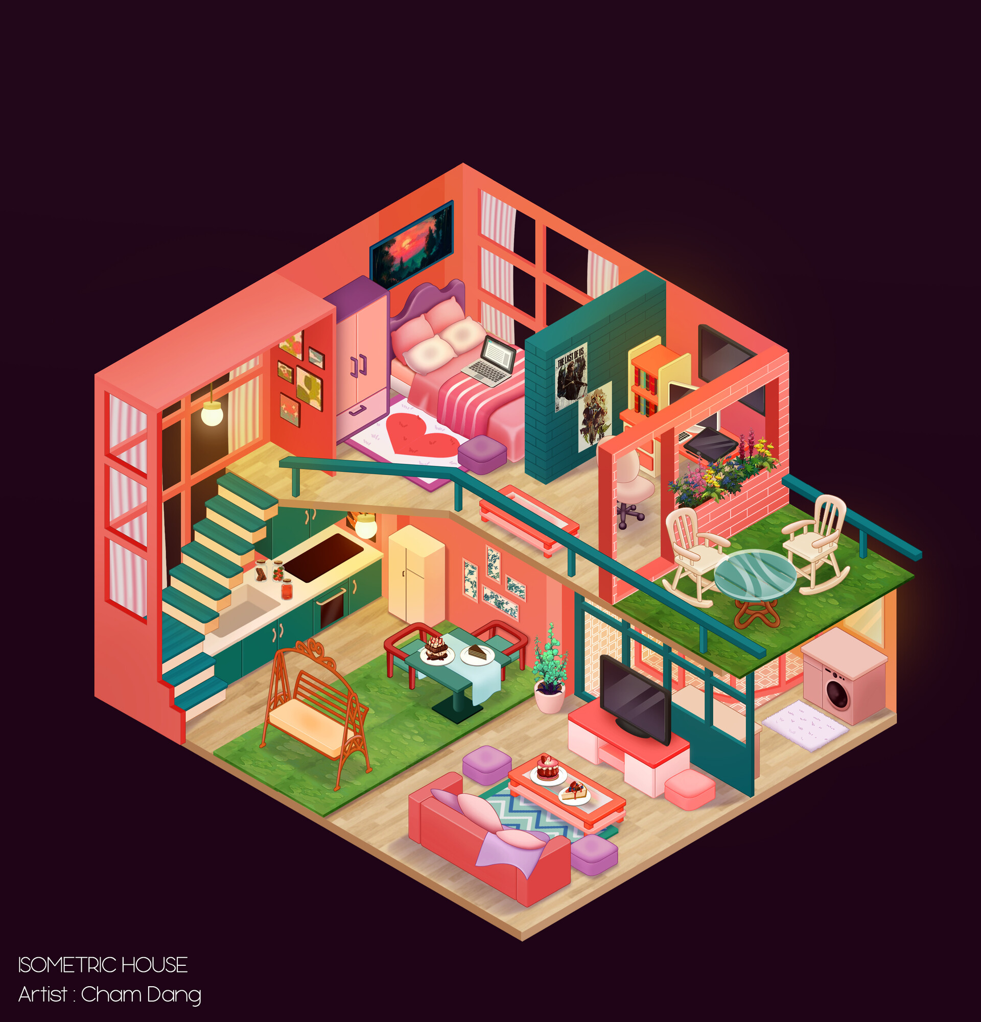 ArtStation - Game - Isometric House