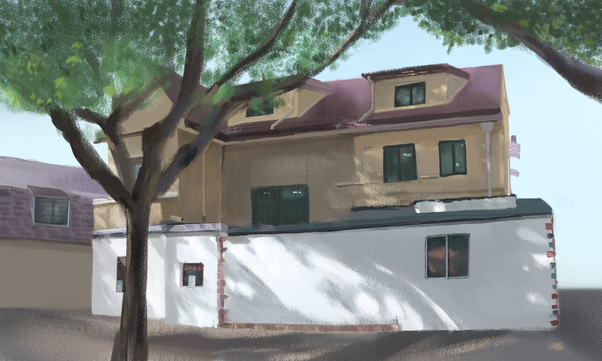 ArtStation - Roadside House