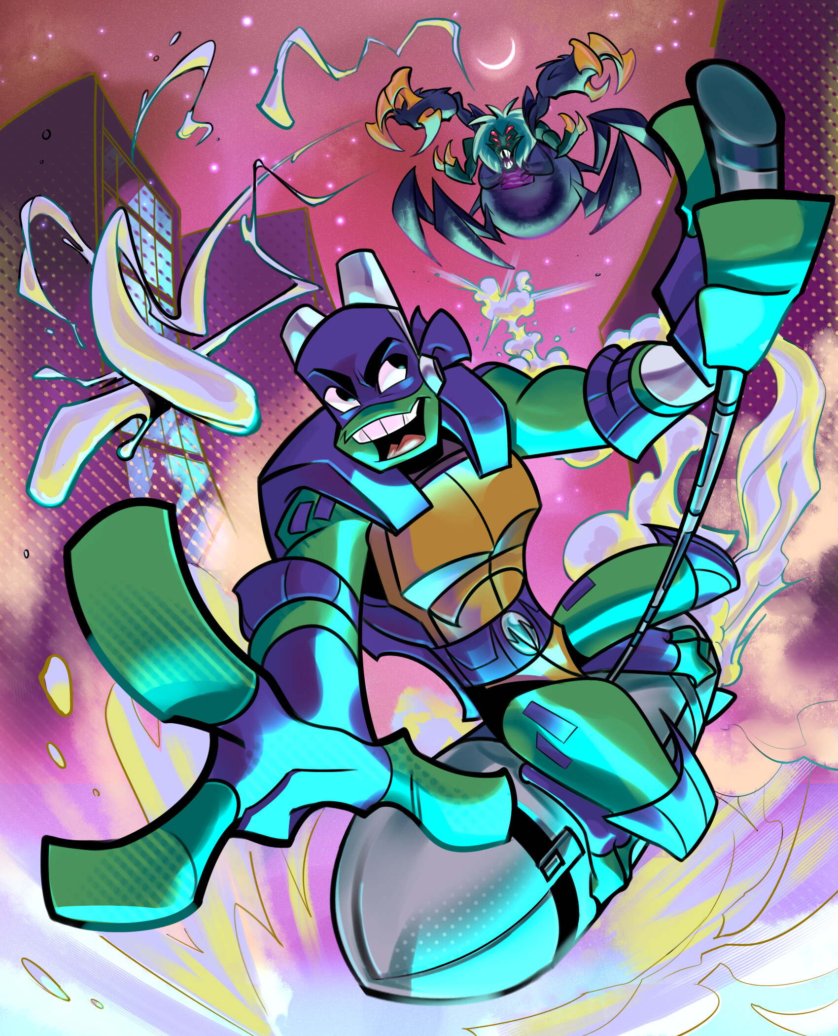 ArtStation - ROTTMNT test portfolio piece