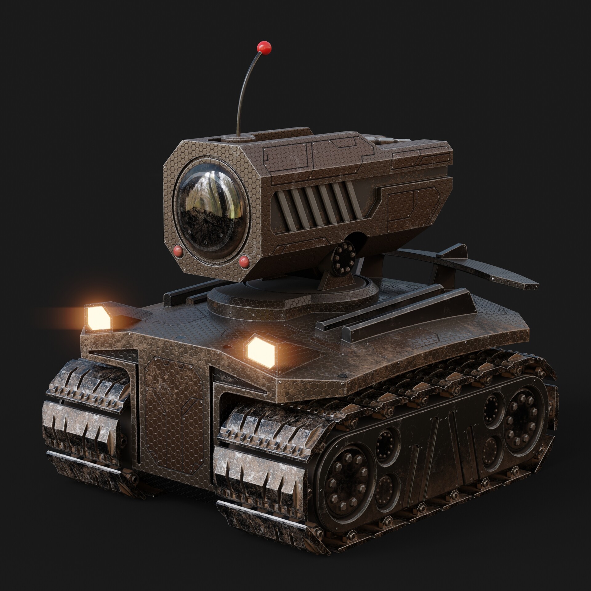 ArtStation - Surveillance Drone Tank - T1