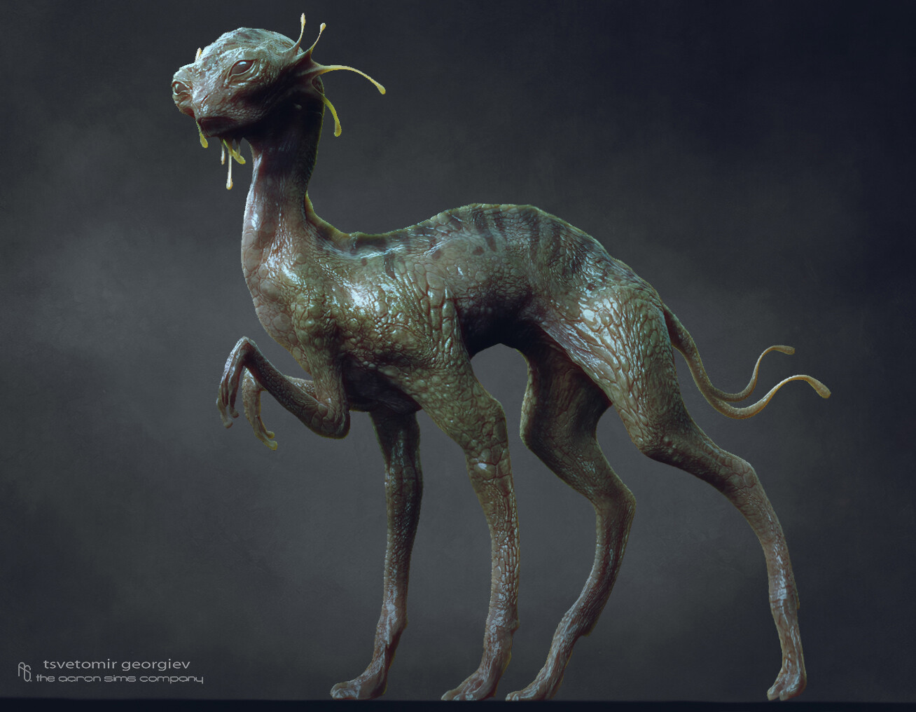 ArtStation - alien cat design