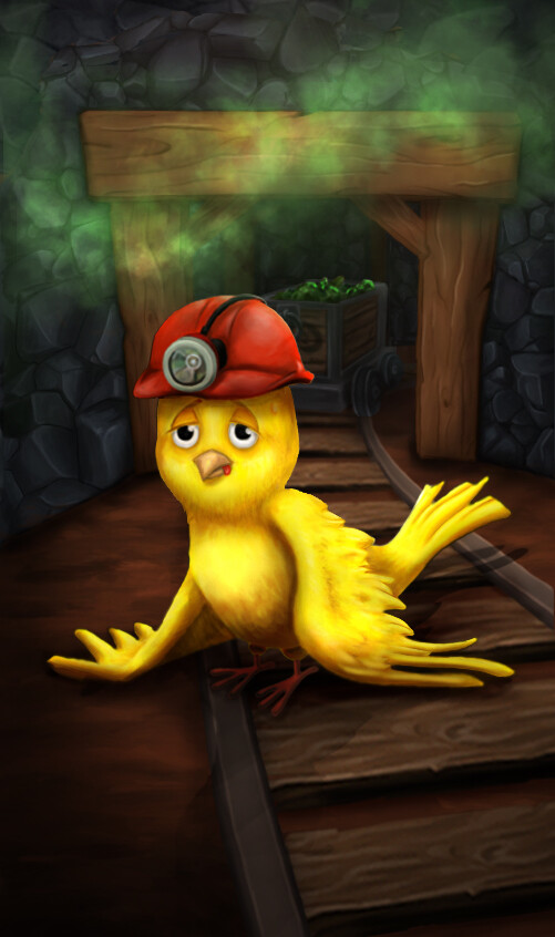 ArtStation - Sick canary