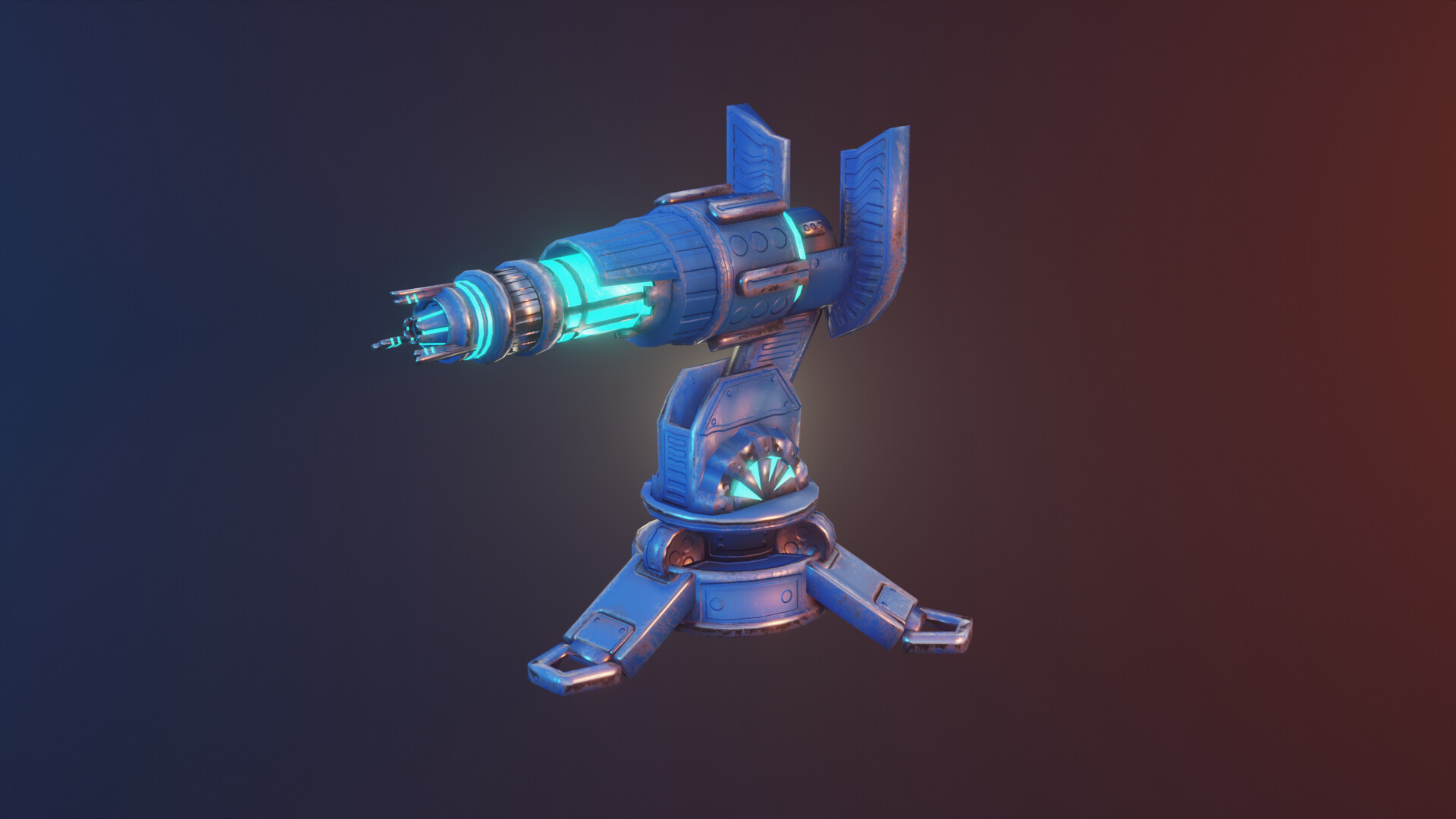 ArtStation - Stylized Turret