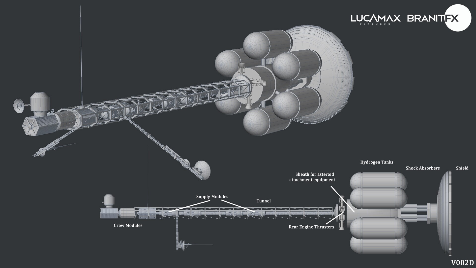 Linden Stirk - Early Spacecraft Concept Designs