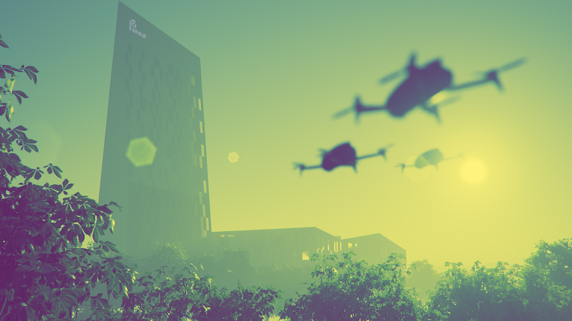 ArtStation - Enemy drones inbound