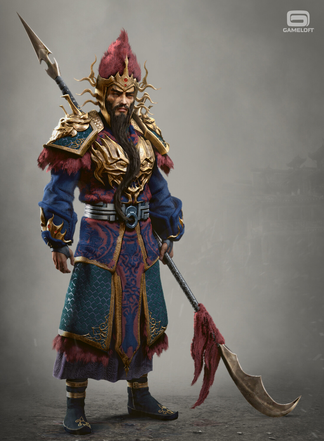 ArtStation - samurai model