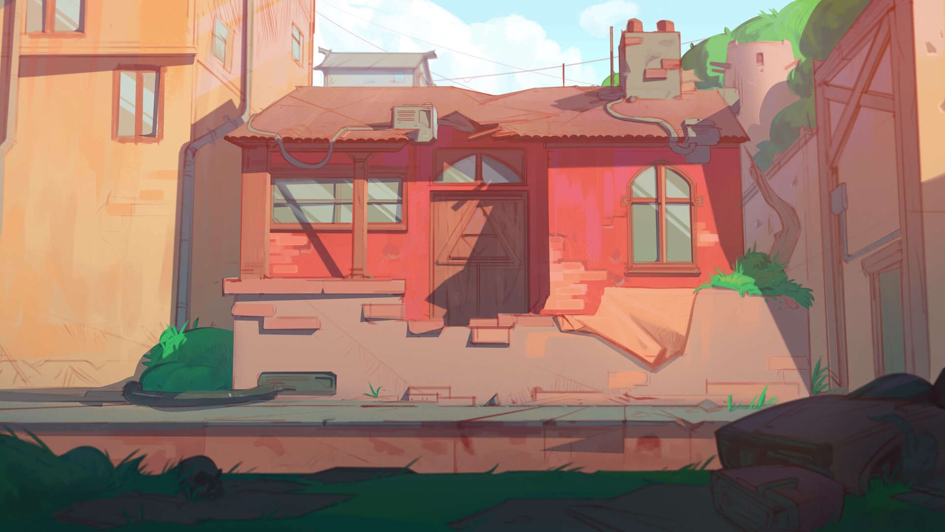 ArtStation - Red House