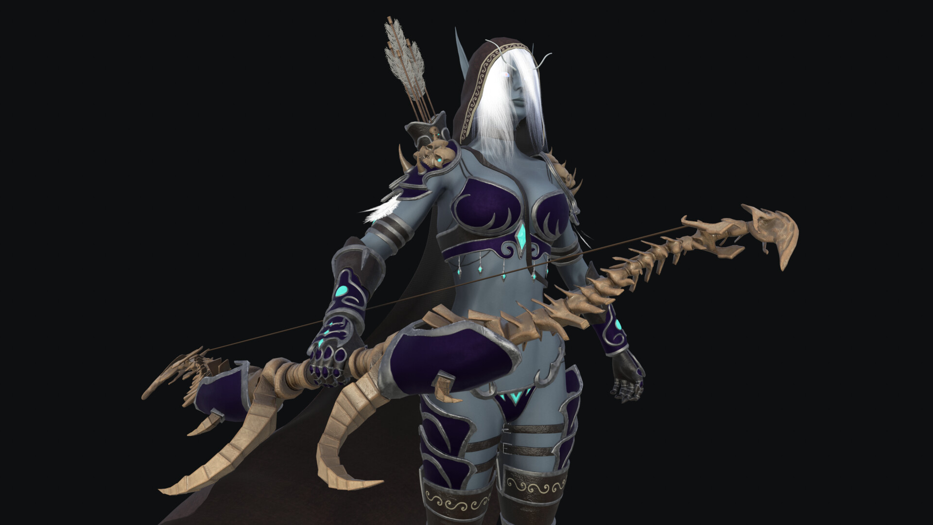 ArtStation - Sylvana Windrunner World of Warcraft Fan Art