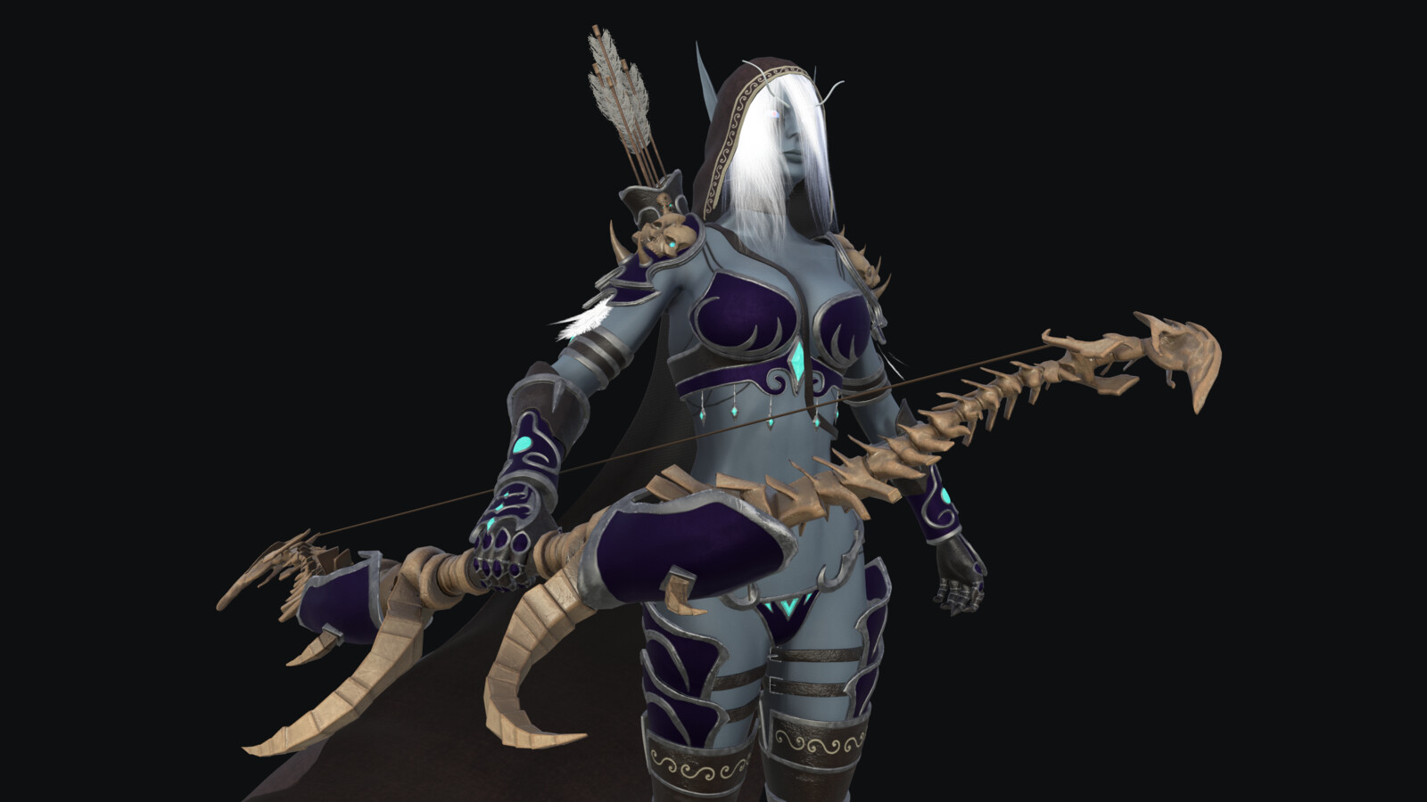 Artem Larin - Sylvana Windrunner World of Warcraft Fan Art