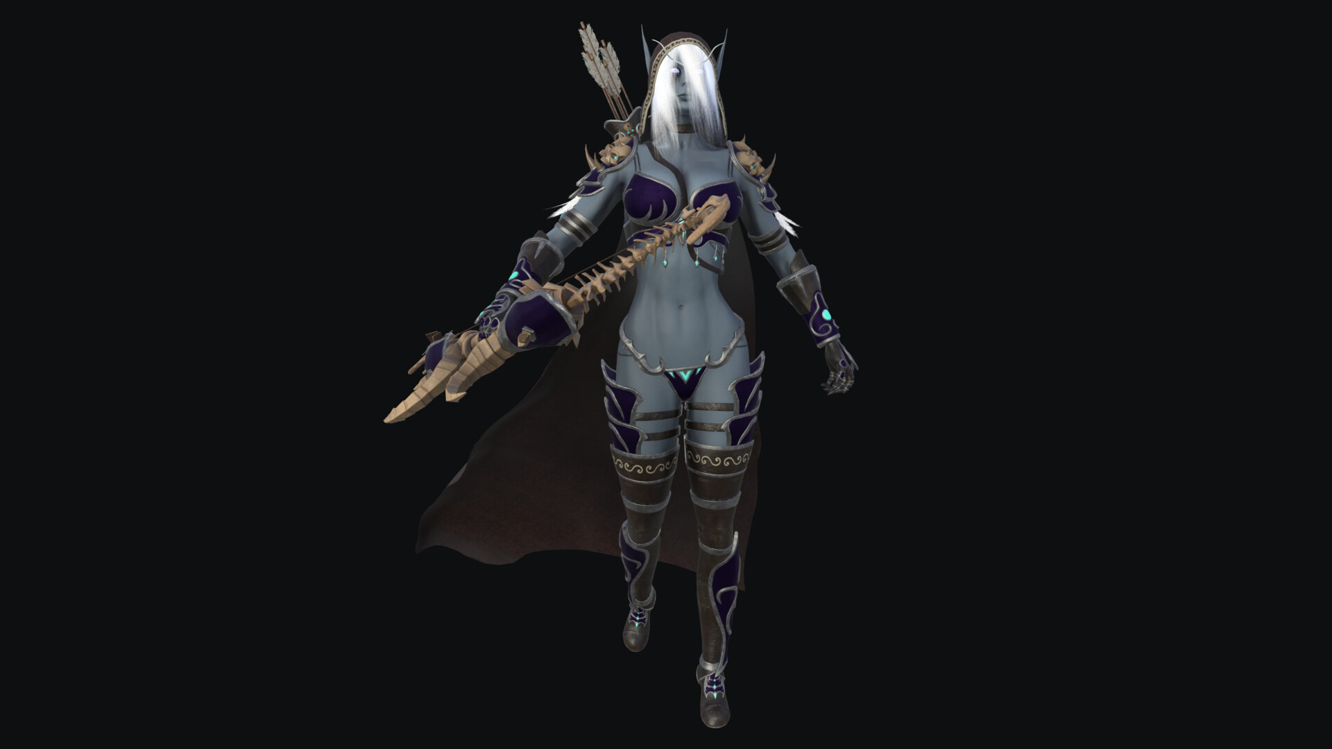 Artem Larin - Sylvana Windrunner World of Warcraft Fan Art