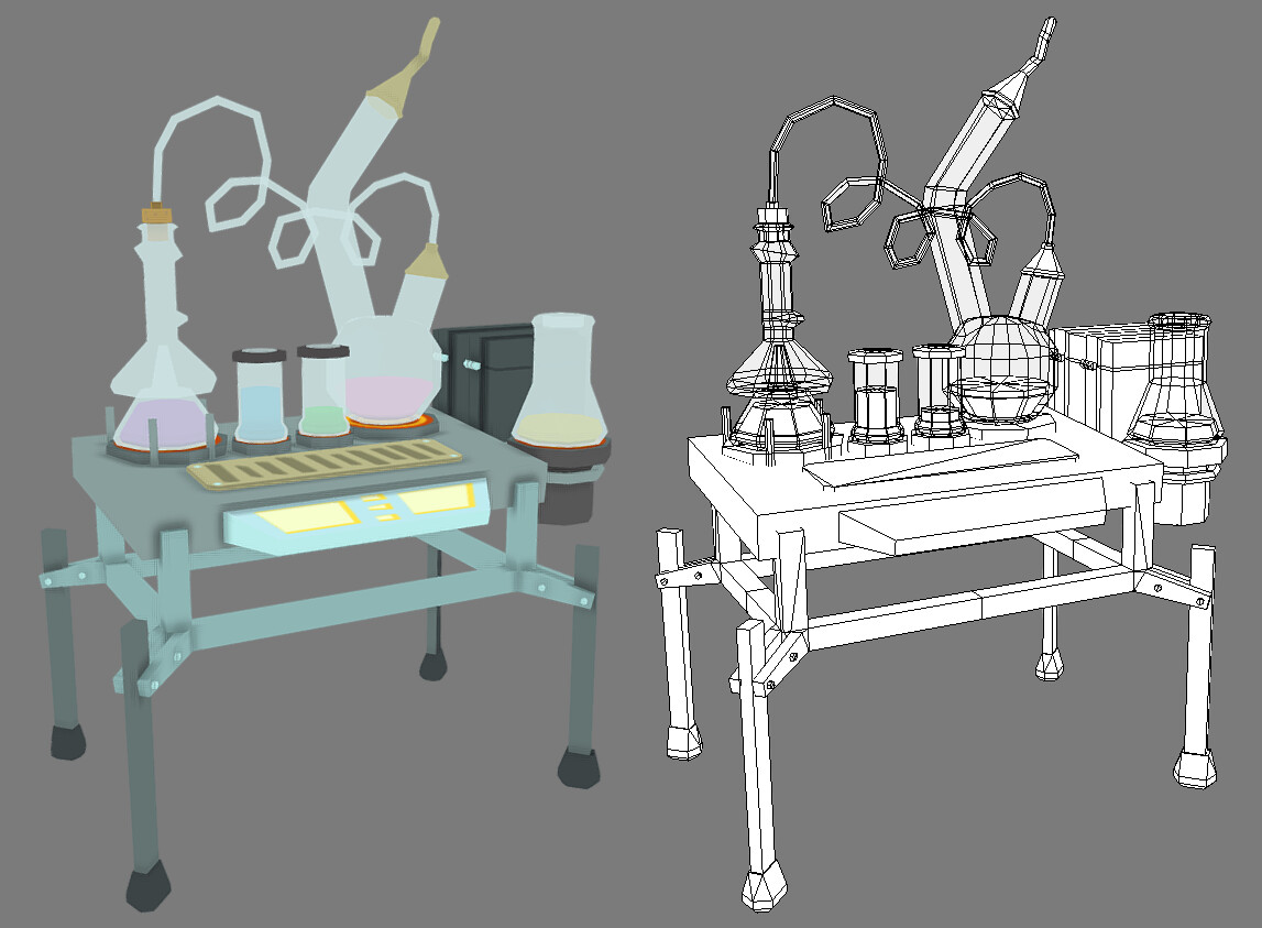 Lynda Murray - DUSTWUN: Hard Surface & Prop Art Samples