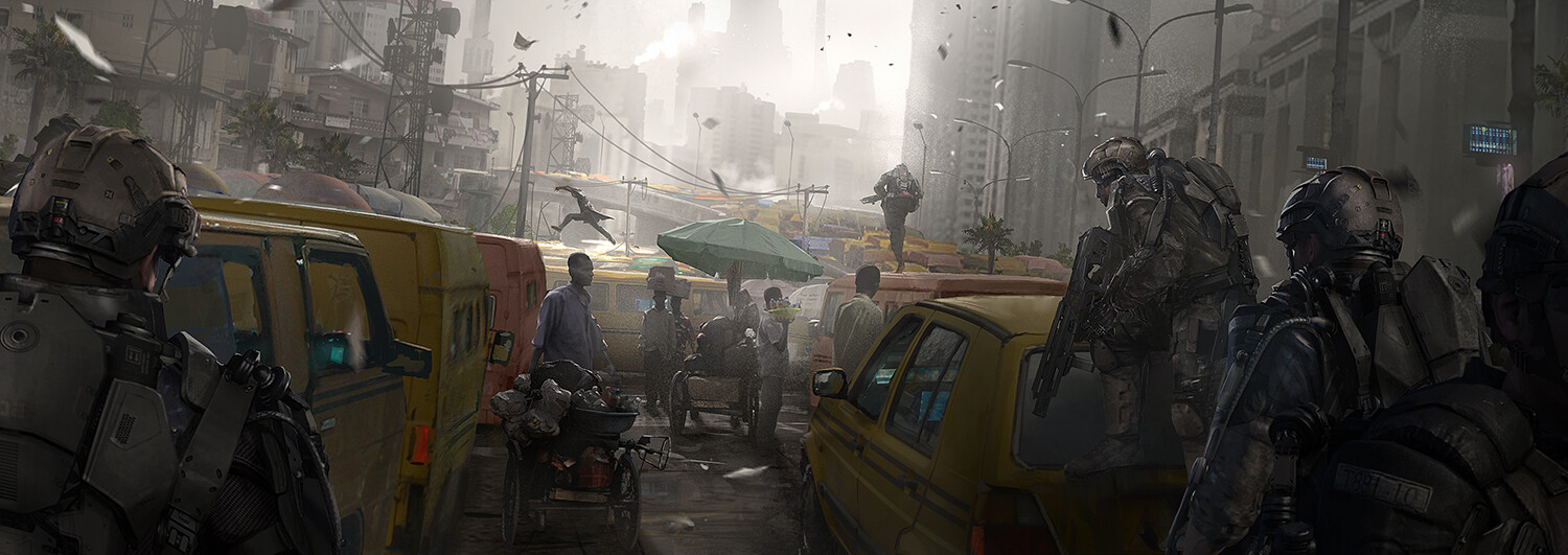 ArtStation - A Keyframe Concept for development of Call of Duty ...