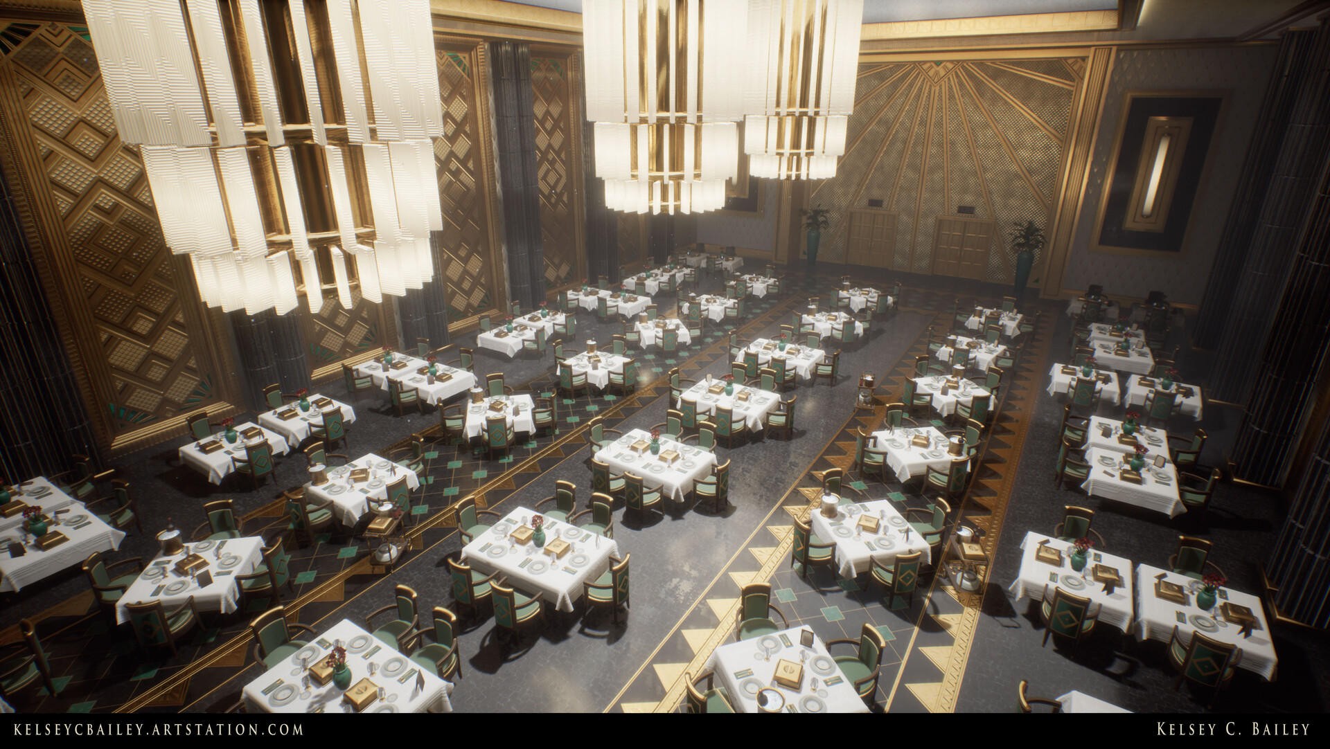 Kelsey Bailey - Dining Hall of the S.S. Elizabeth