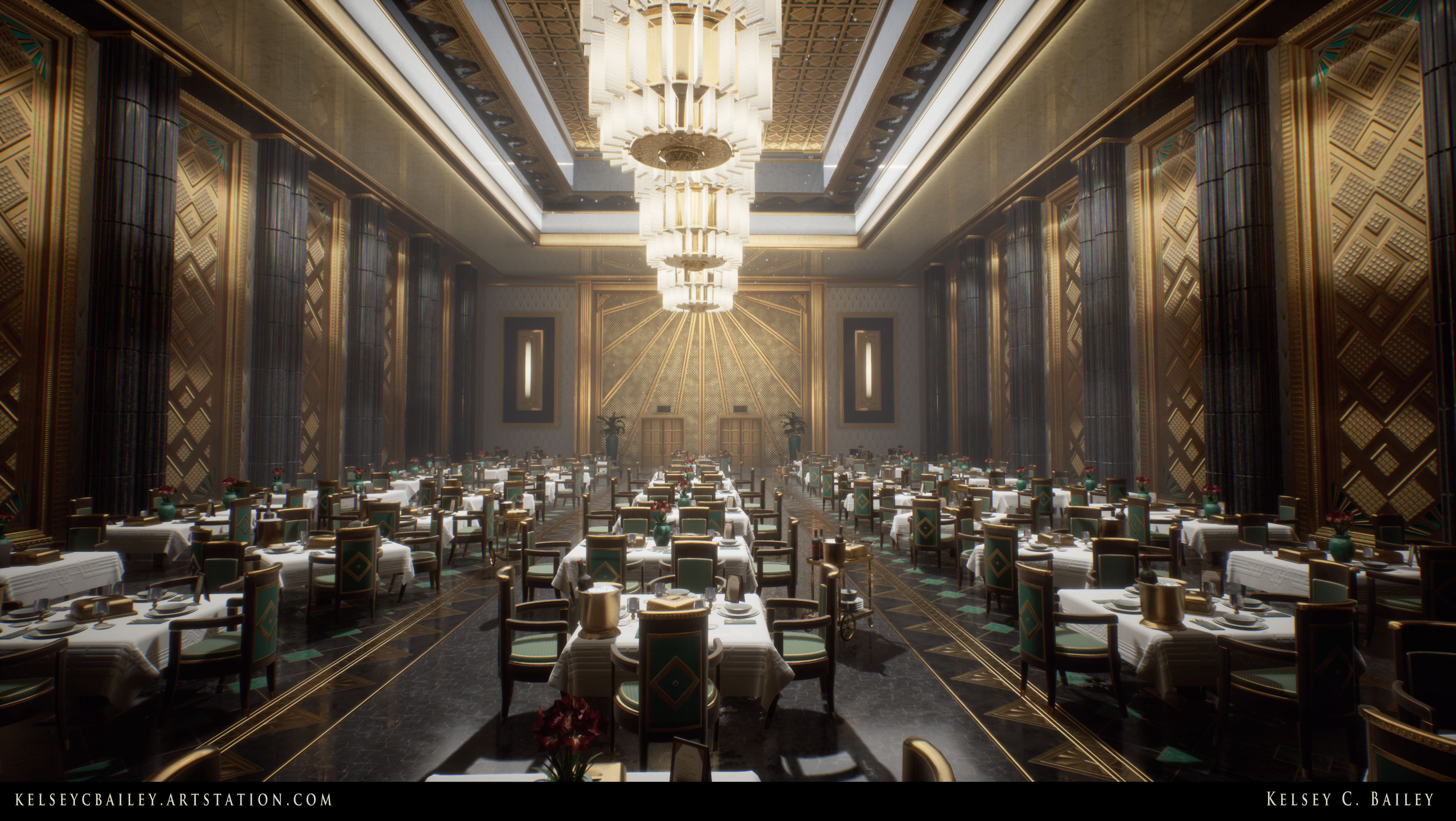 Kelsey Bailey - Dining Hall of the S.S. Elizabeth