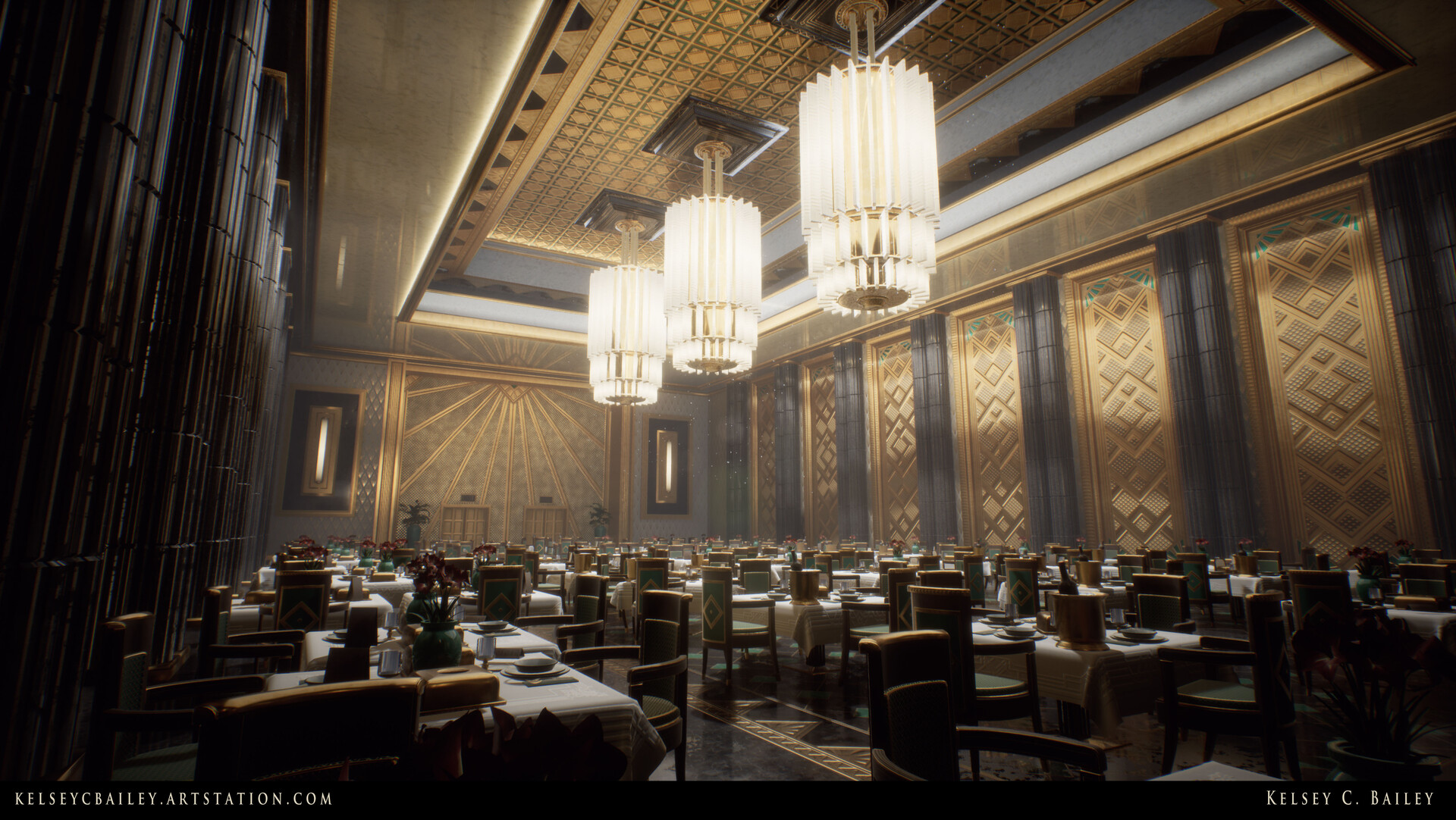 Kelsey Bailey - Dining Hall of the S.S. Elizabeth