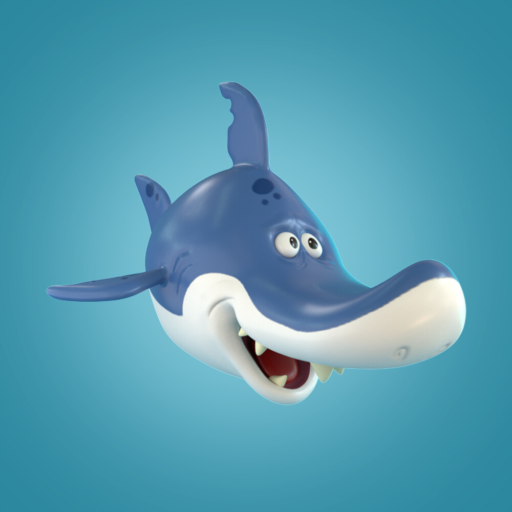 ArtStation - Cartoon Shark