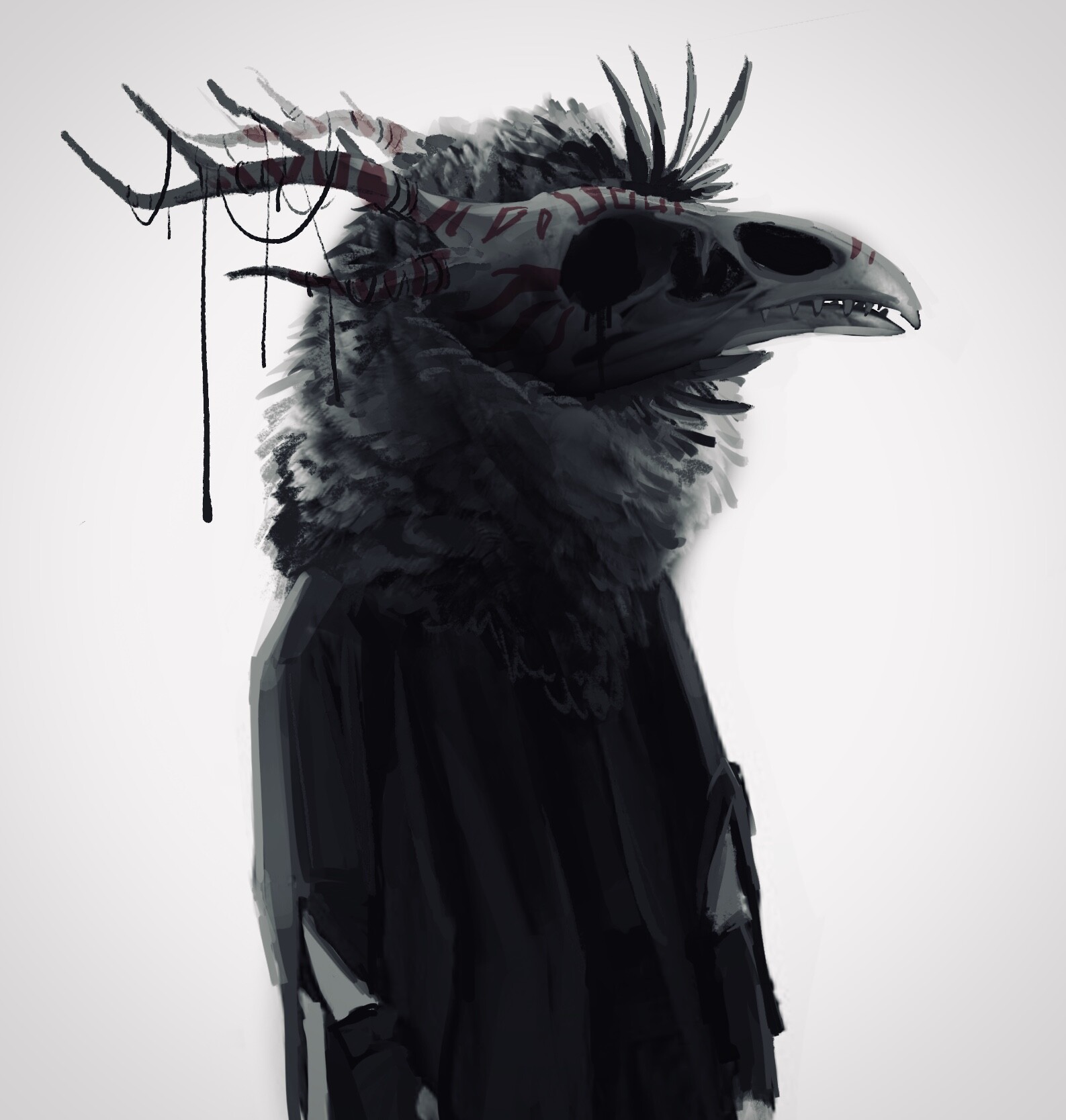 ArtStation - bird skull