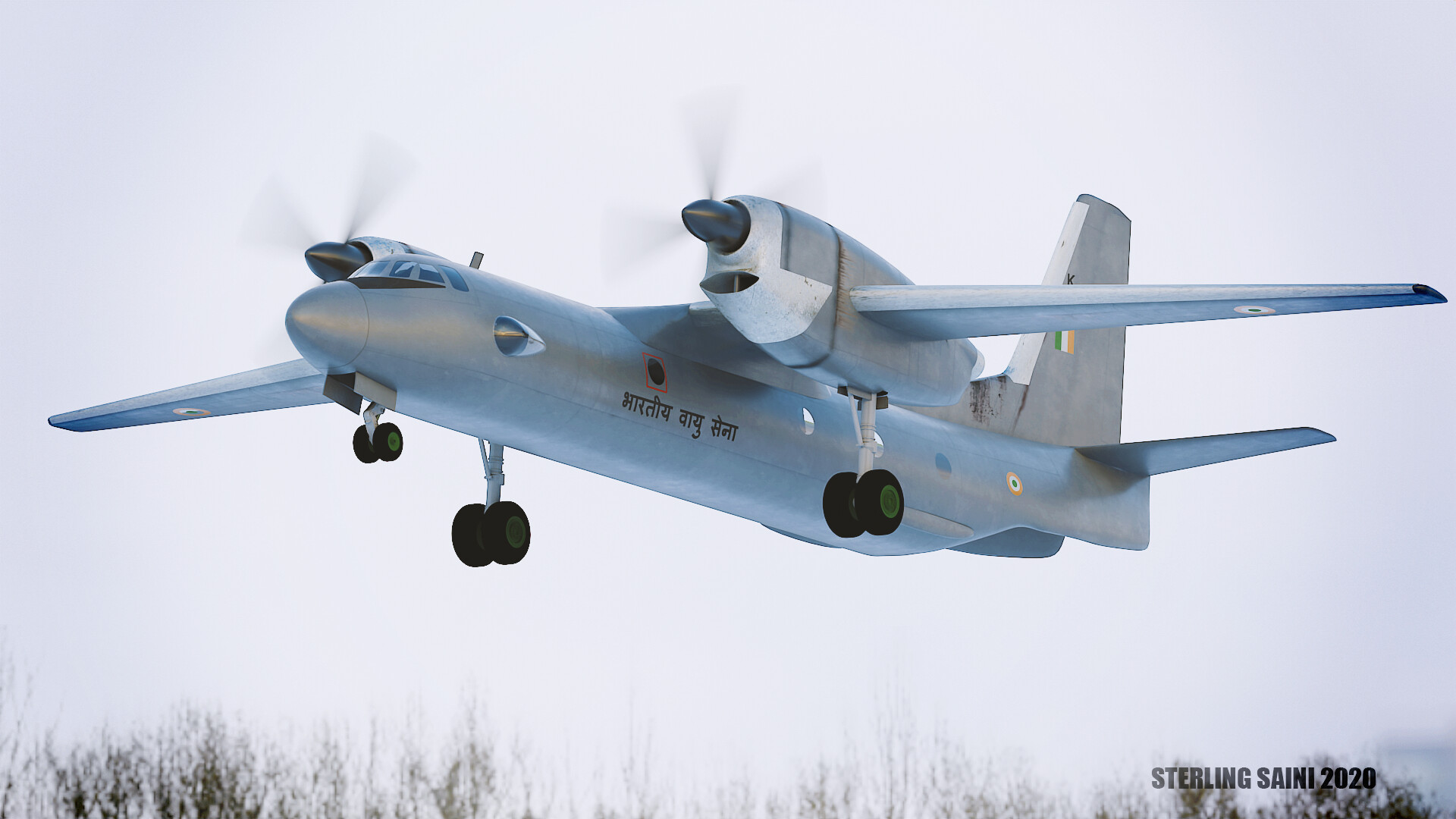 ArtStation - Winter Landing - An-32