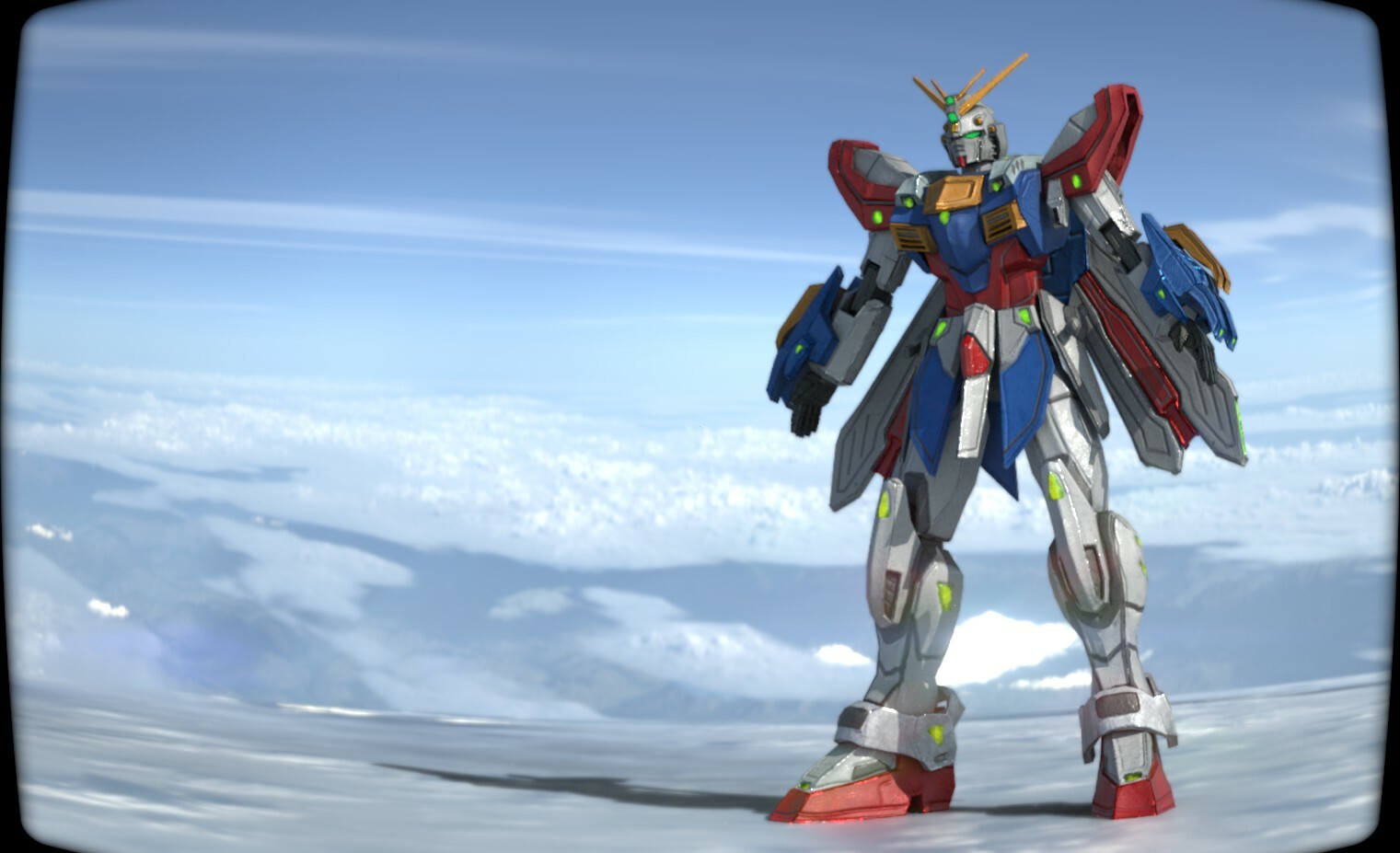 ArtStation - God Gundam Fanart Lowpolygon