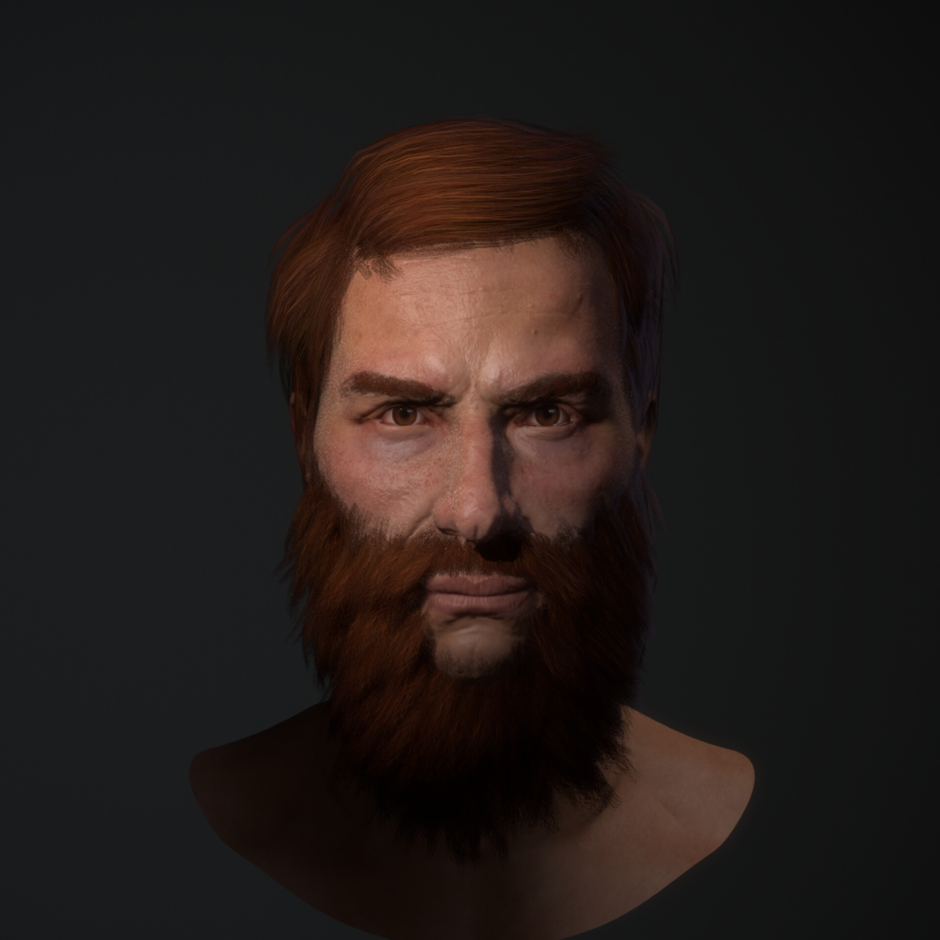 ArtStation - Bearman head