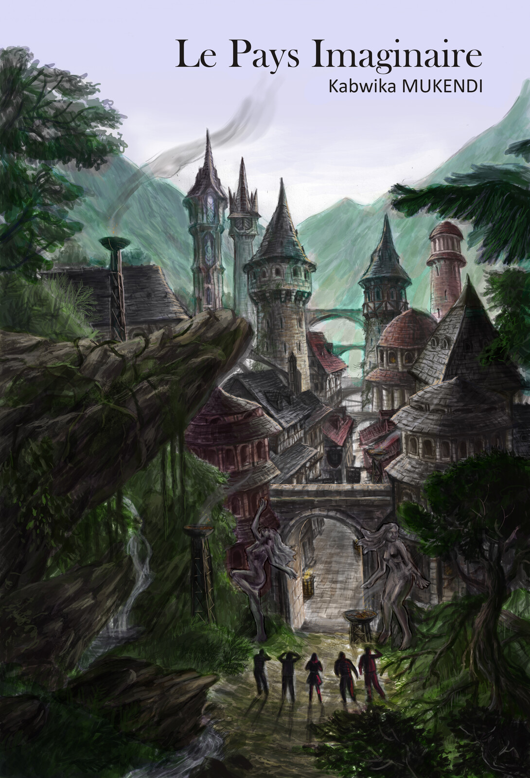 Julien SEROR - Novel Cover "Le Pays Imaginaire" by Kabwika Mukendi