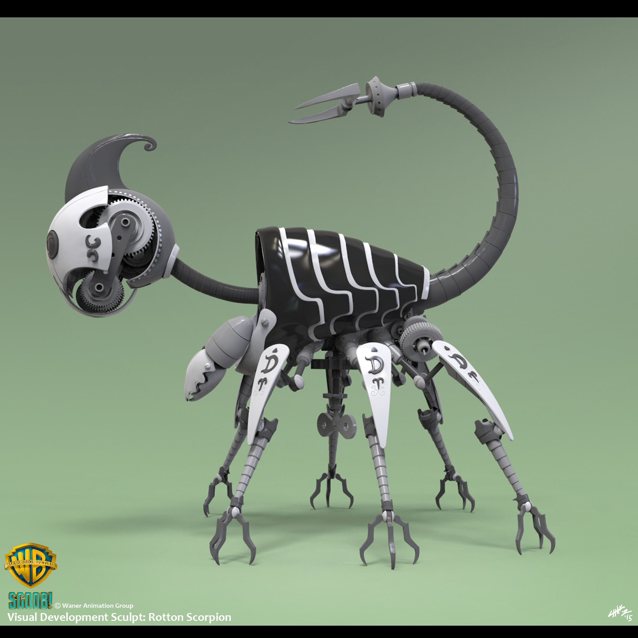 Chadwick Dusenbery - Scoob!: Visual Development Sculpt "Rotten Scorpion"