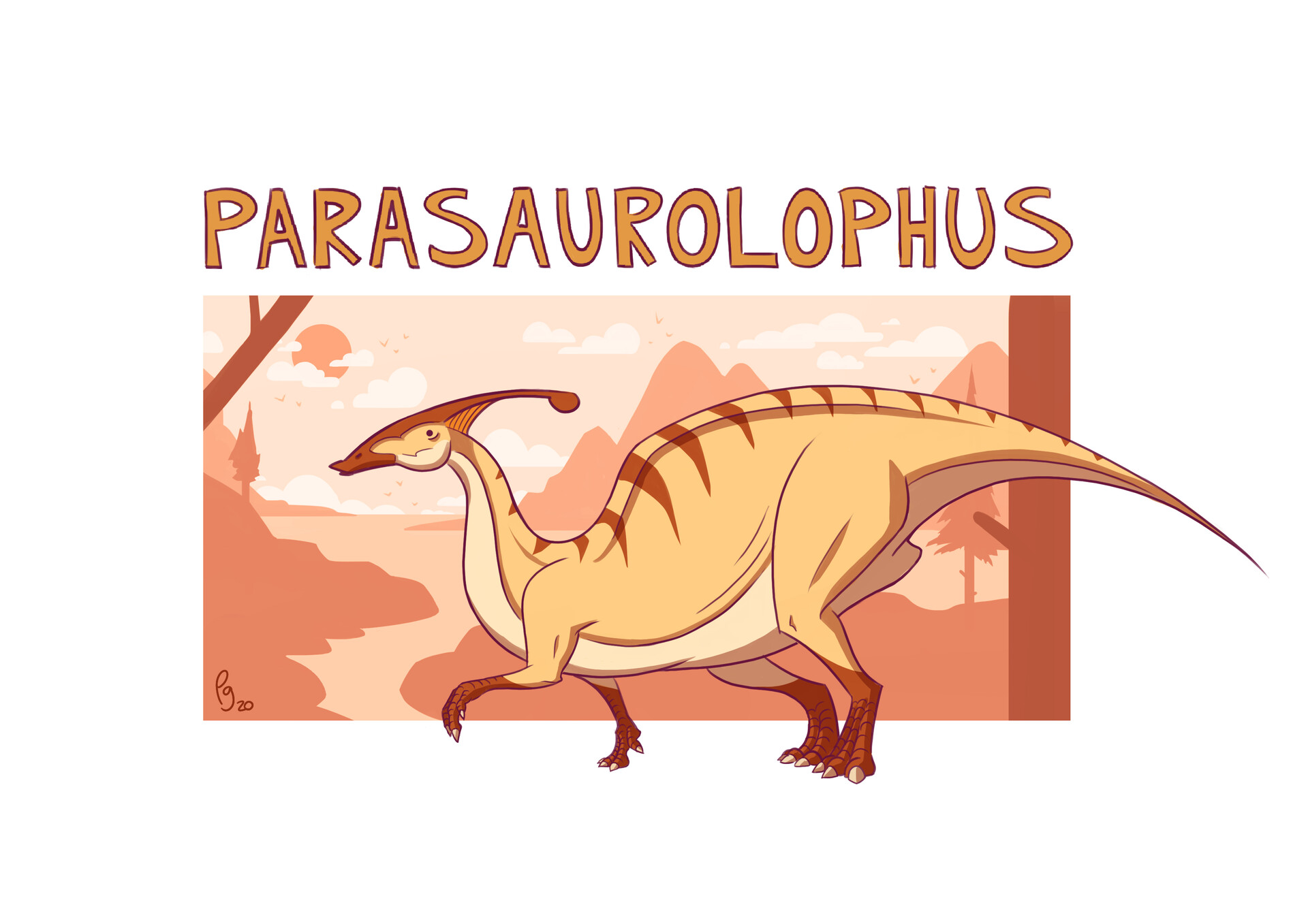 ArtStation - Parasaurolophus