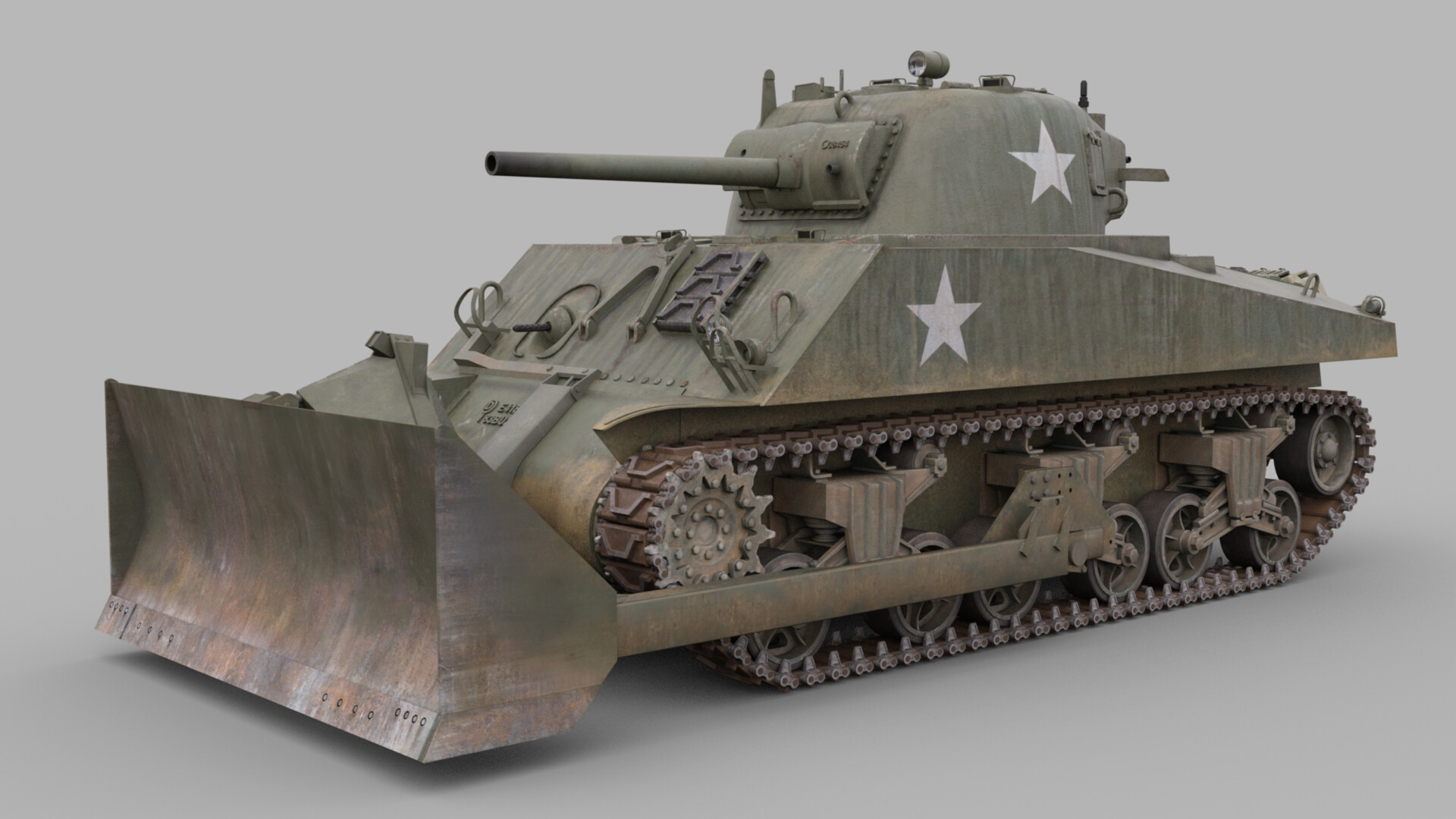 Westfield 3d - M4A3 Tank Bulldozer M1