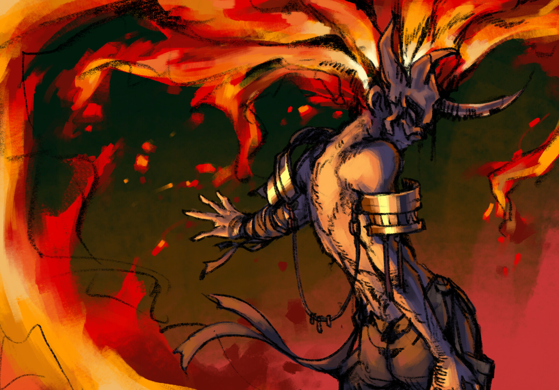 ArtStation - Burn up