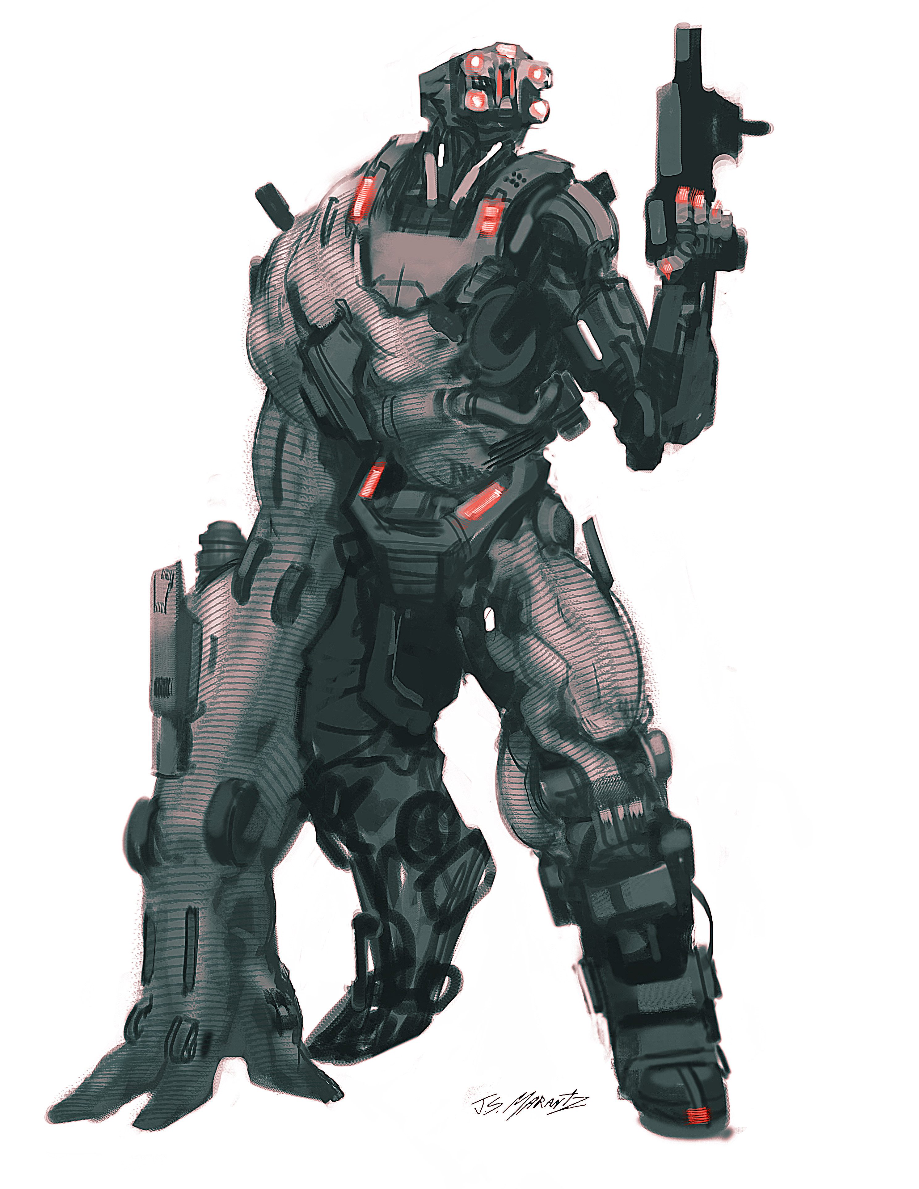 Jerad S. Marantz - GEARS 5: INFECTED DEEBEES SKETCHES