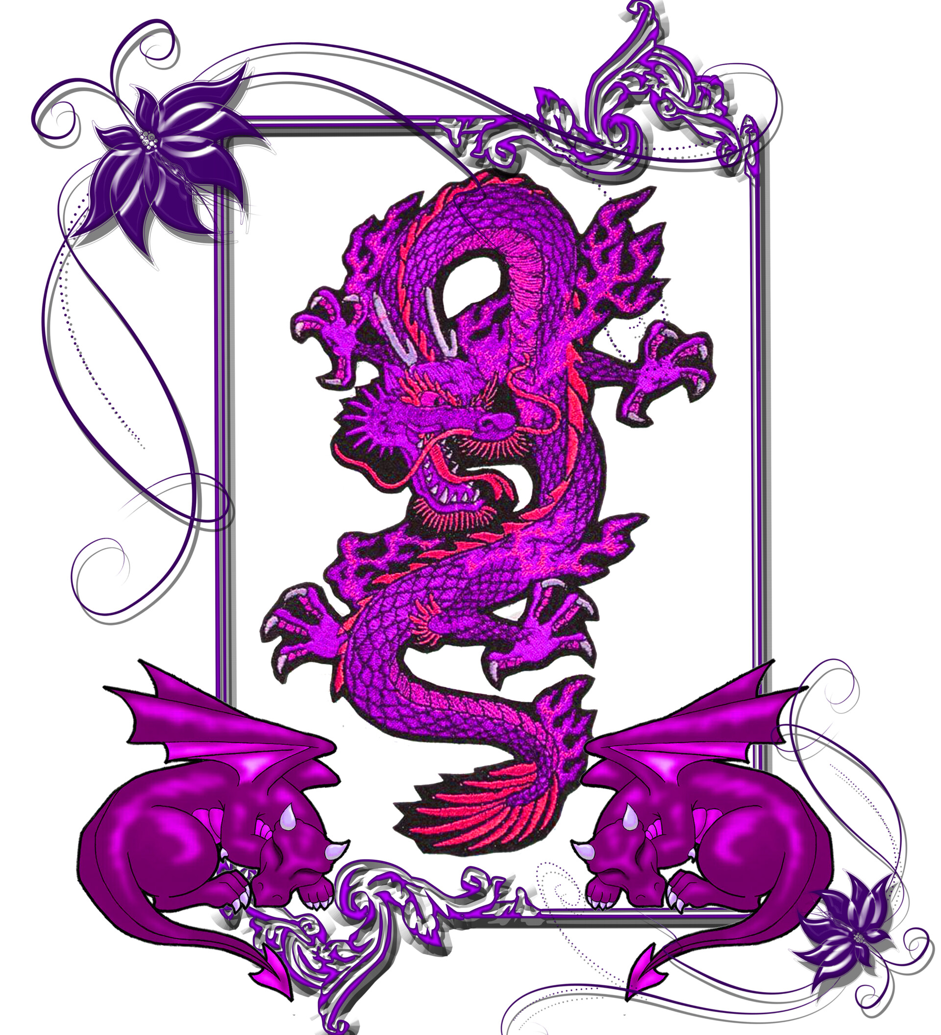 ArtStation - Pink dragon