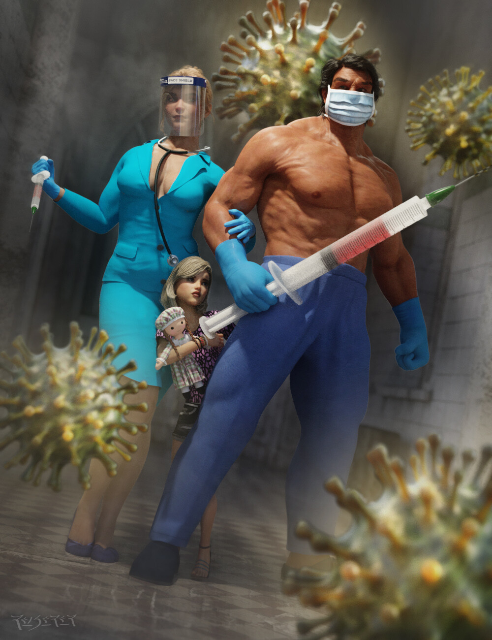 ArtStation - The Warriors 2020