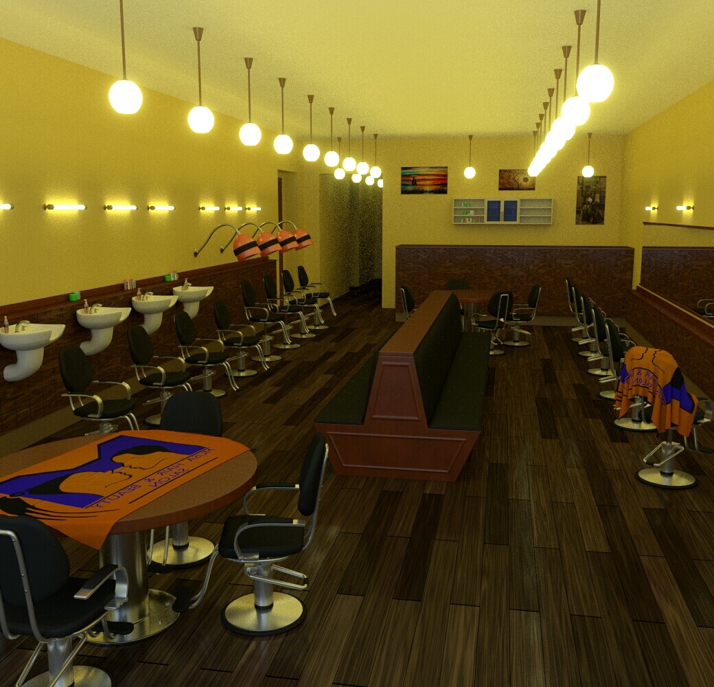 ArtStation - Saloon interior