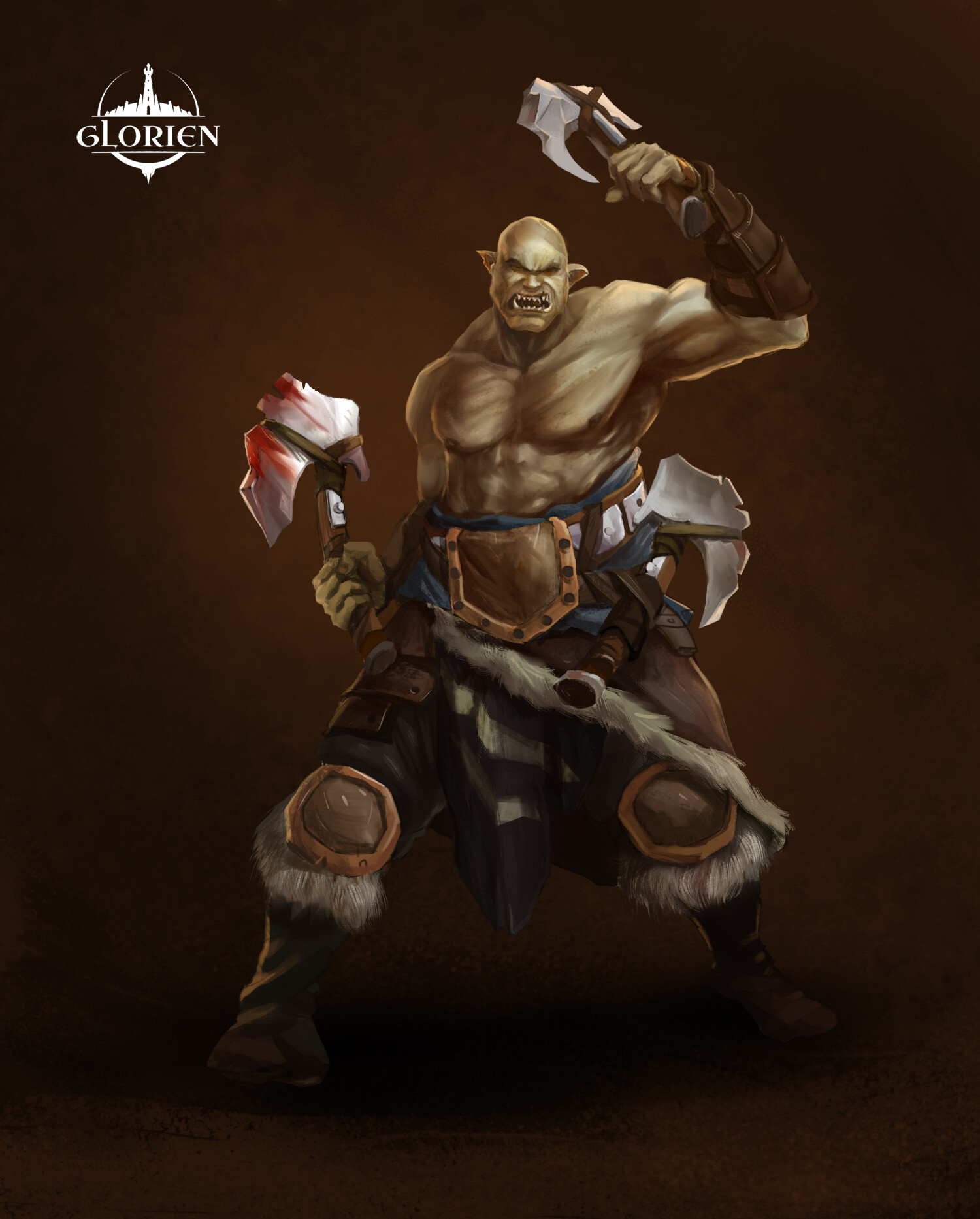 orc axe thrower