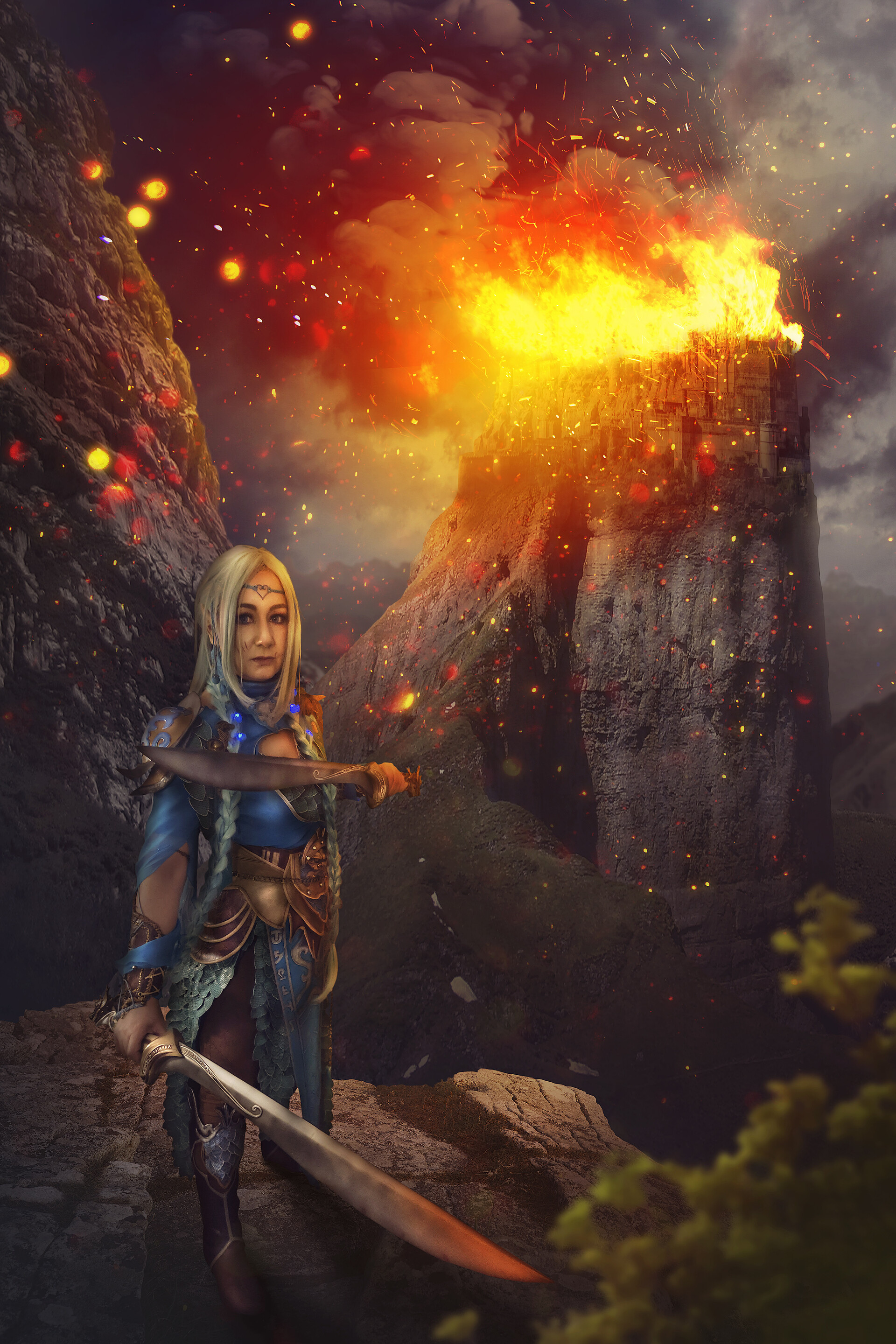 ArtStation - Video game cosplay edit for a private customer