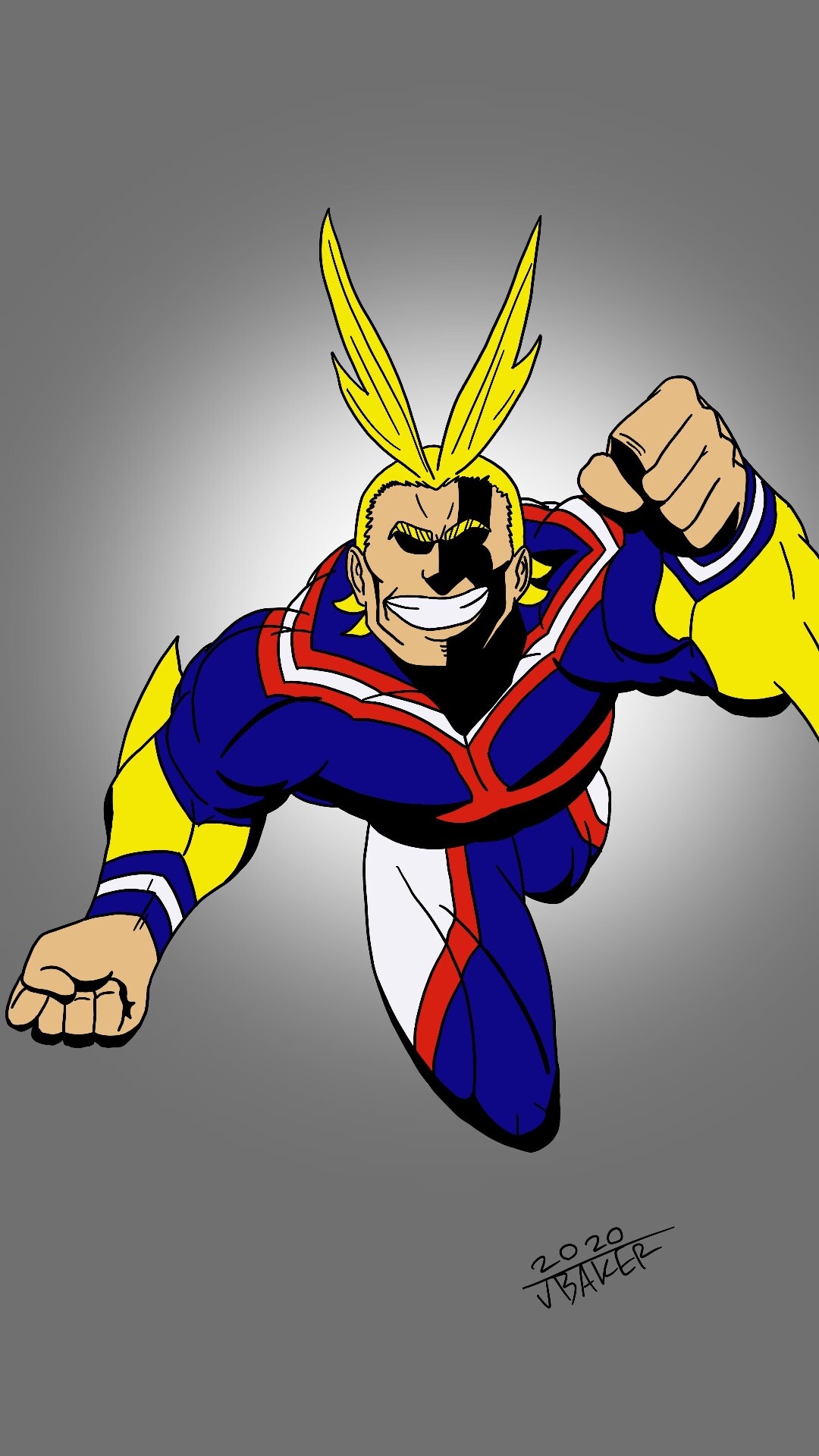 how to draw all might