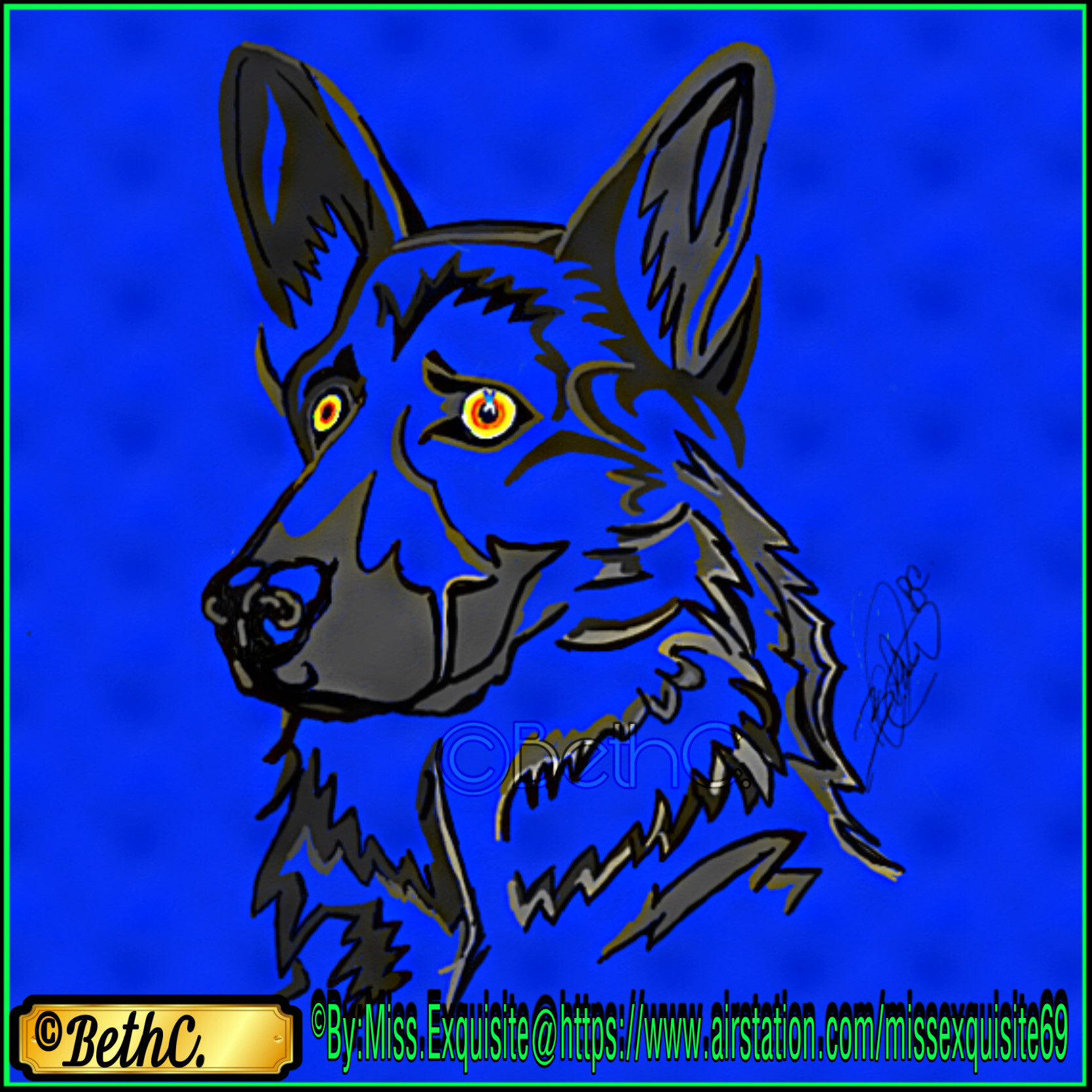 ArtStation - King..my Law Enforcement Dog