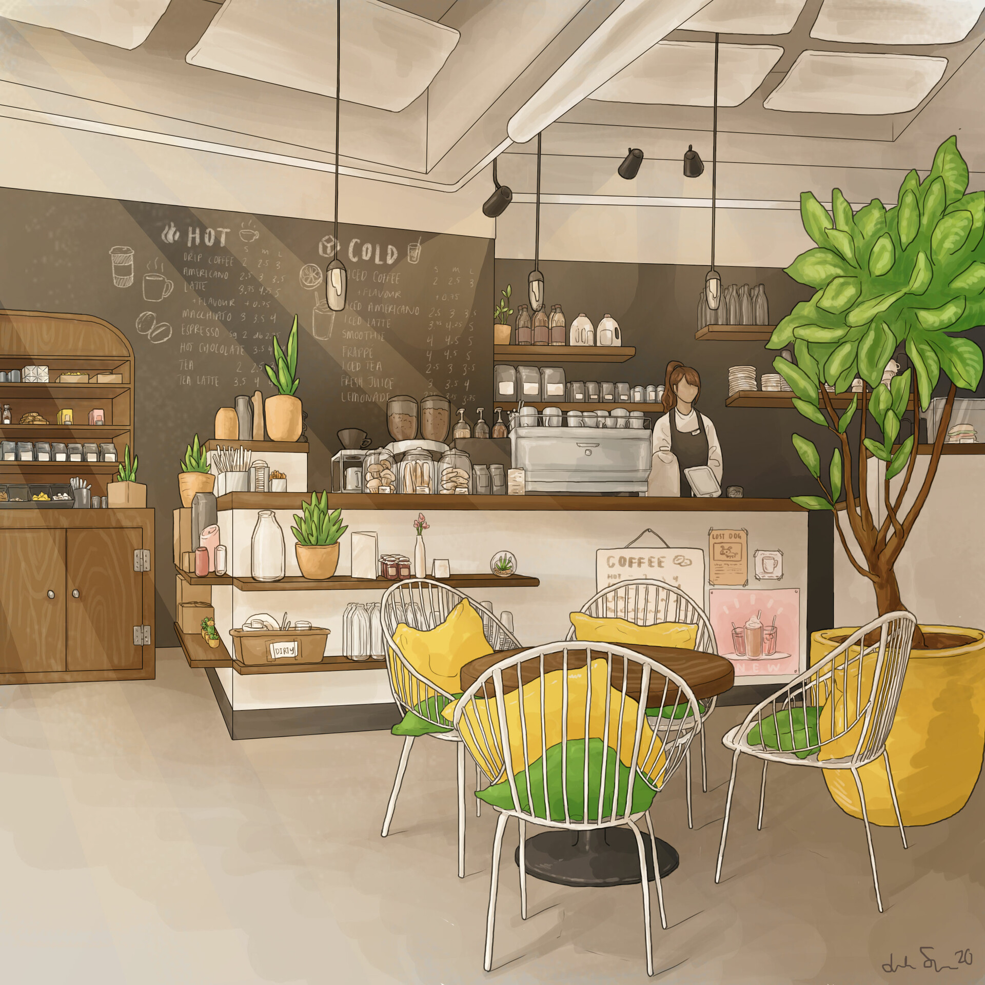 ArtStation - Cafe