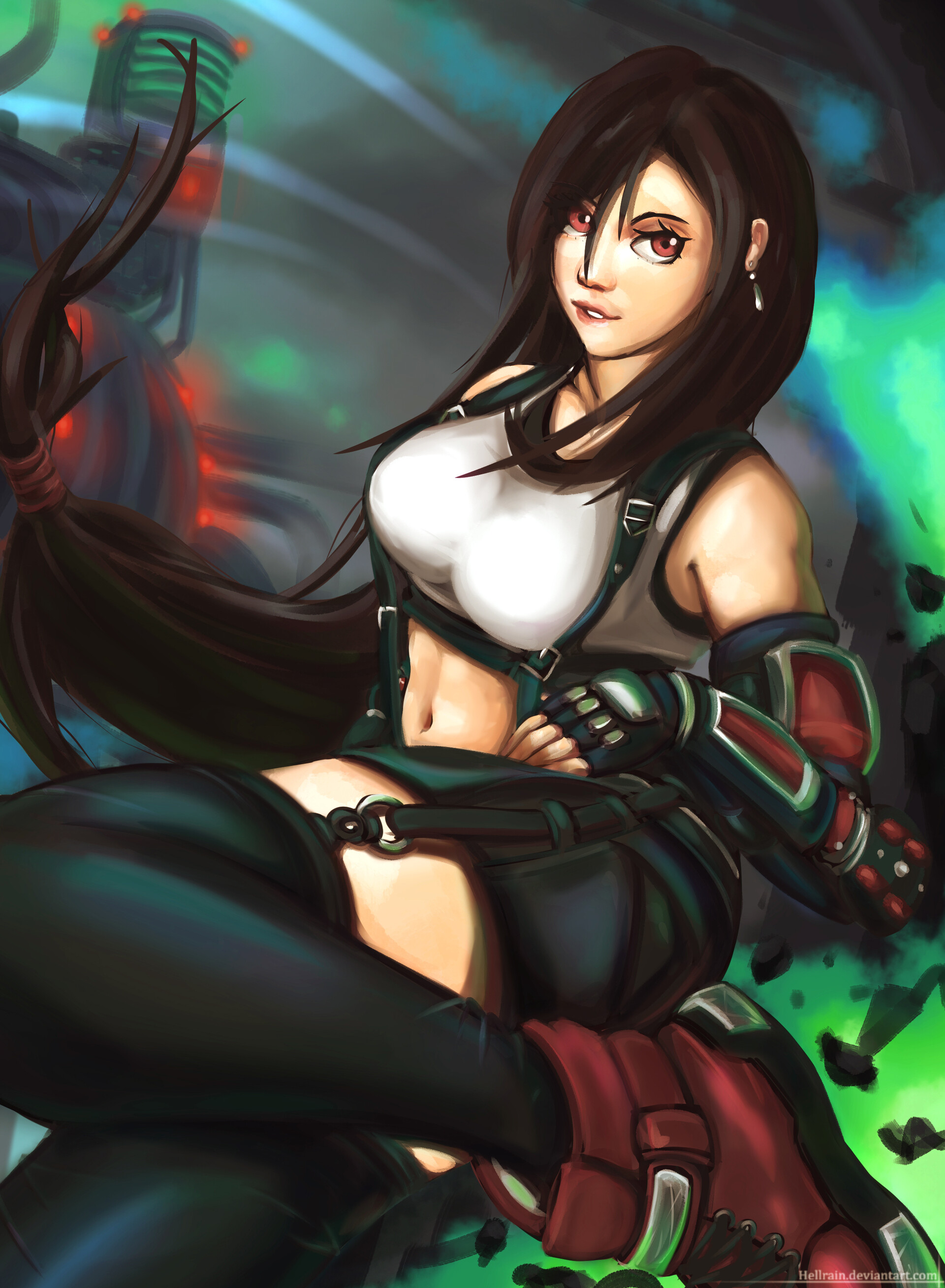 ArtStation - FF7 - Tifa, Swift Assault