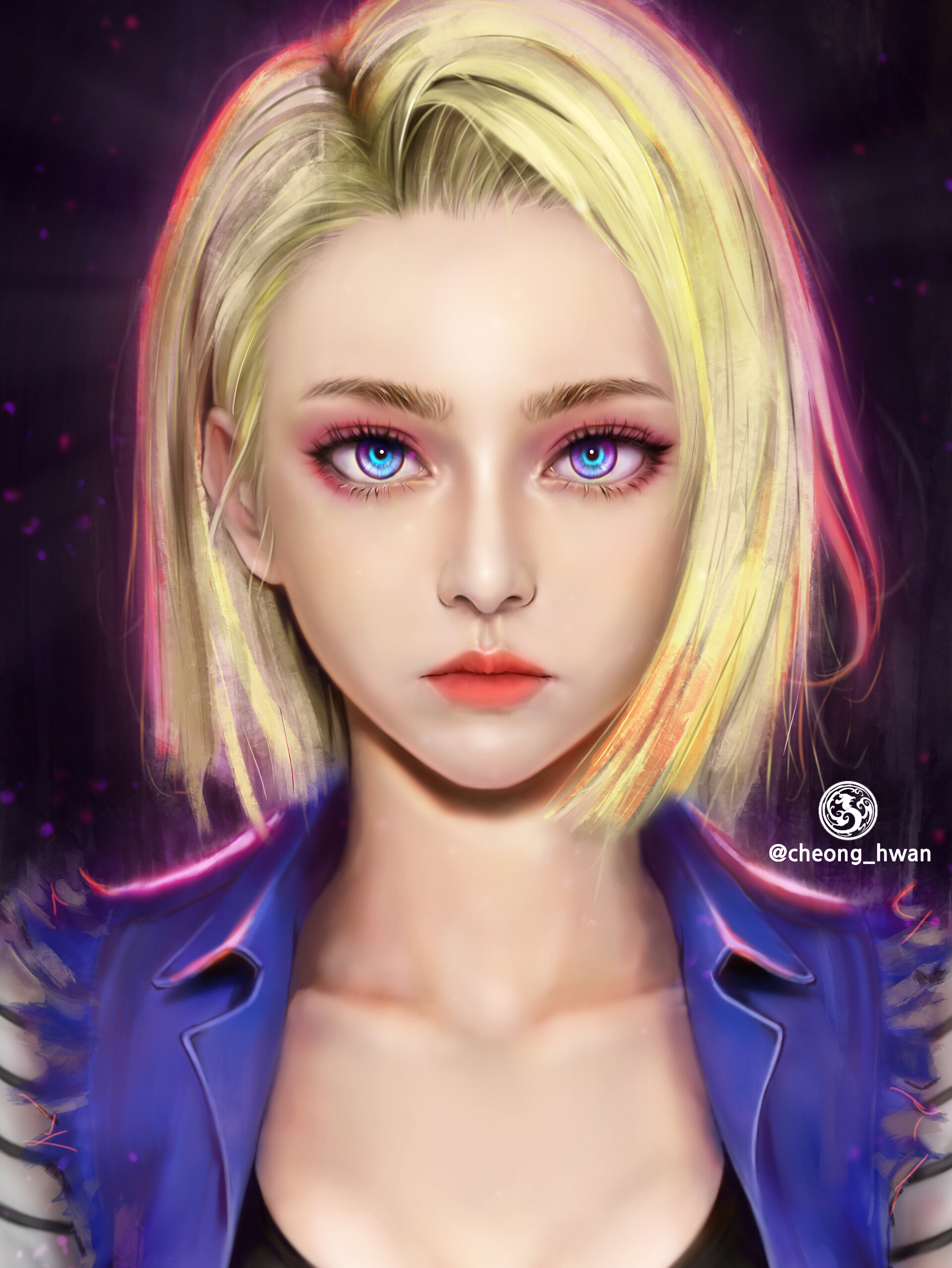 ArtStation - dragonball android 18