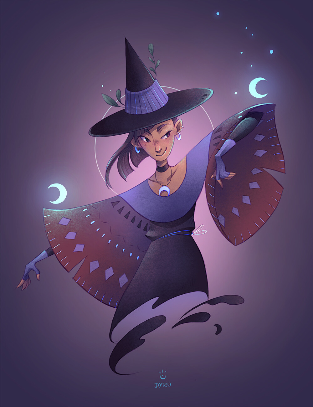ArtStation - Blue Moon Witch