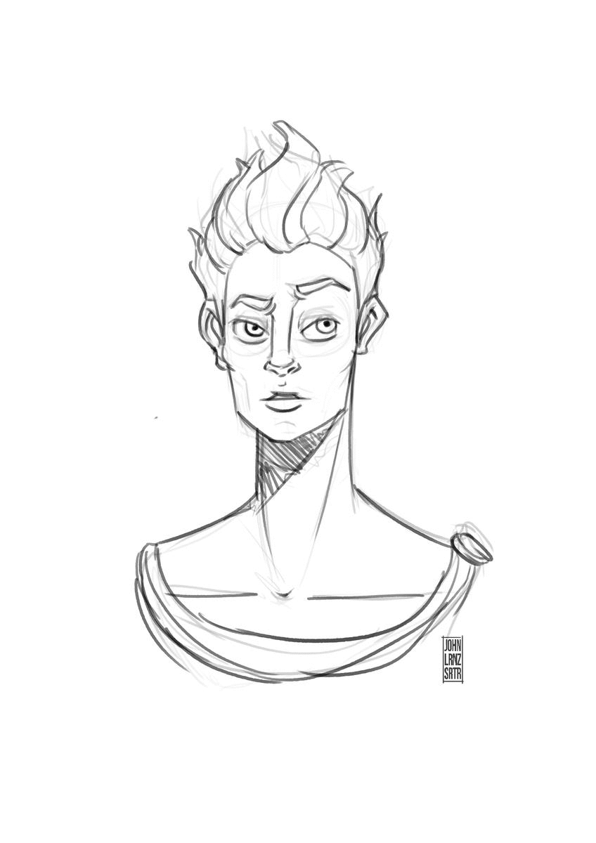 How To Draw Hades From Hercules The Movie Super Easy Disney Drawing ...