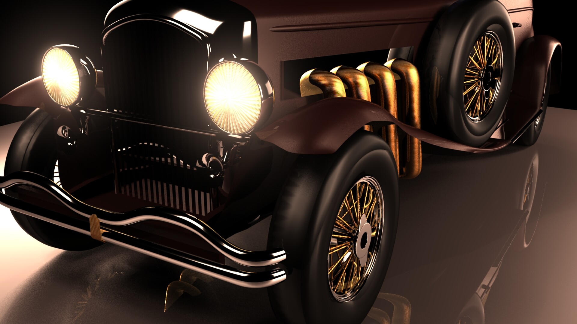 ArtStation - 3D car school project